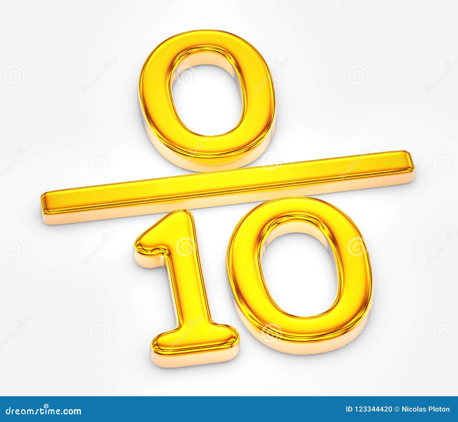 Golden Score of Zero Out of Ten Illustration Stock Illustration ...