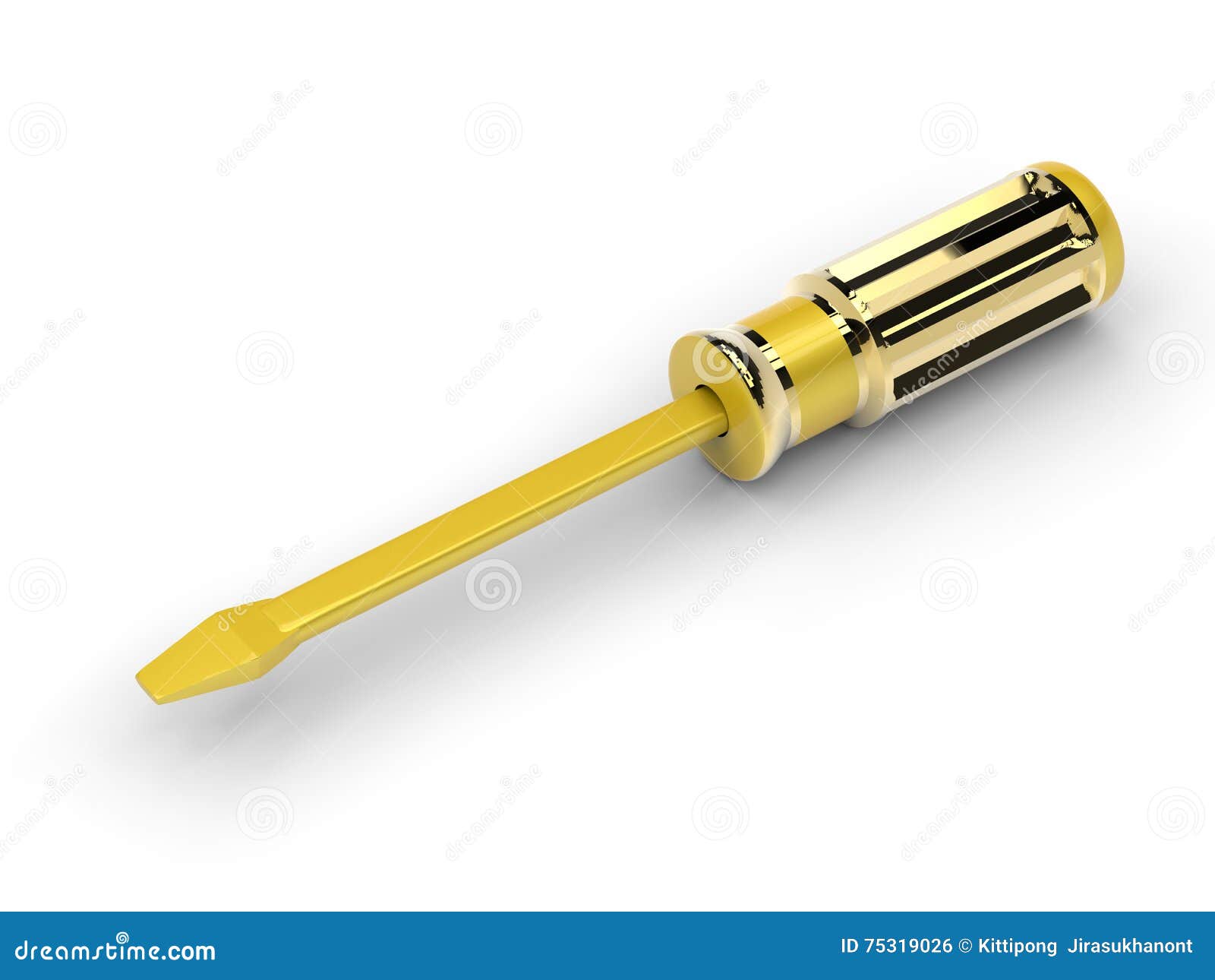 Golden driver stock illustration. Illustration of hardware - 75319026