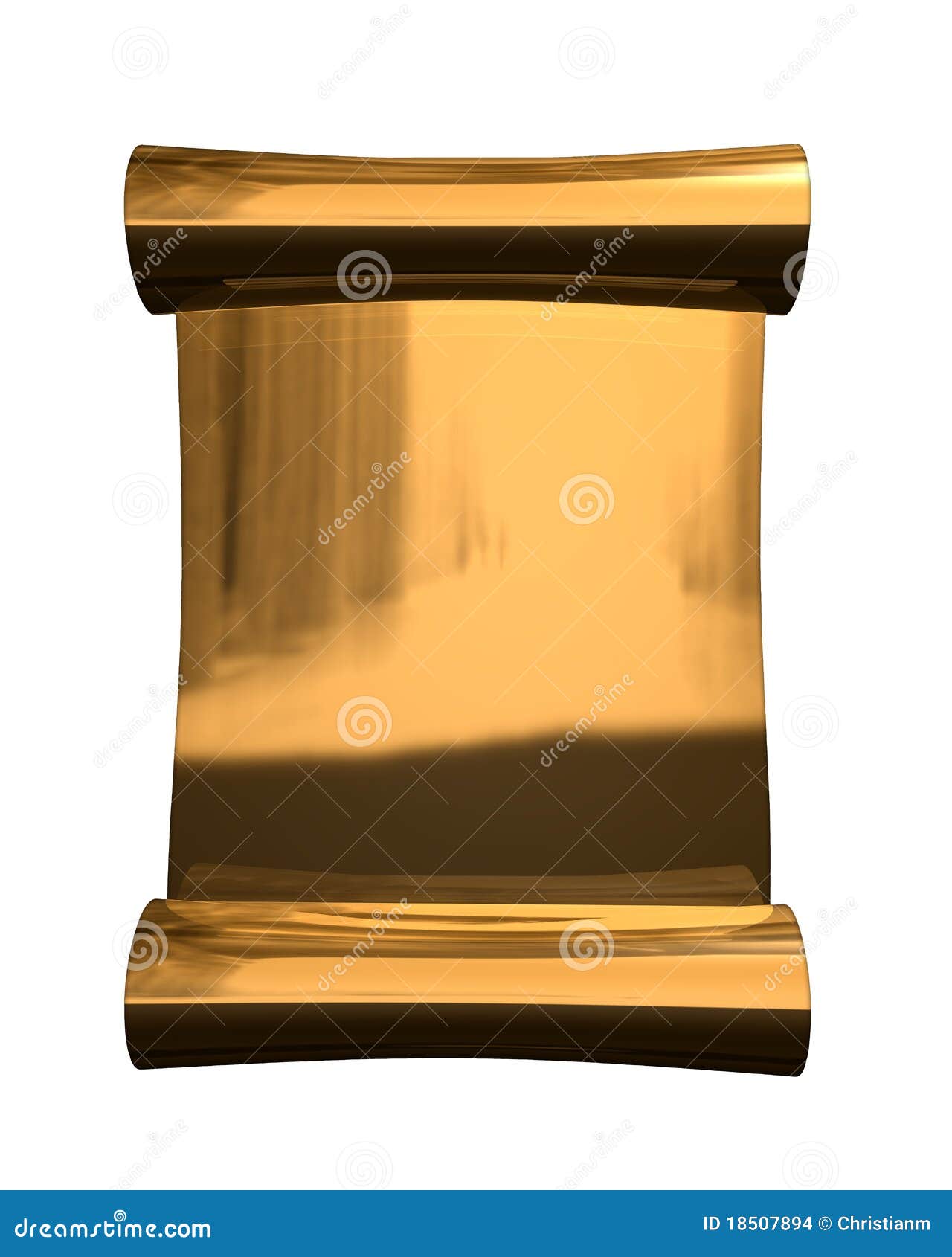 Golden scroll stock illustration. Illustration of rich - 18507894