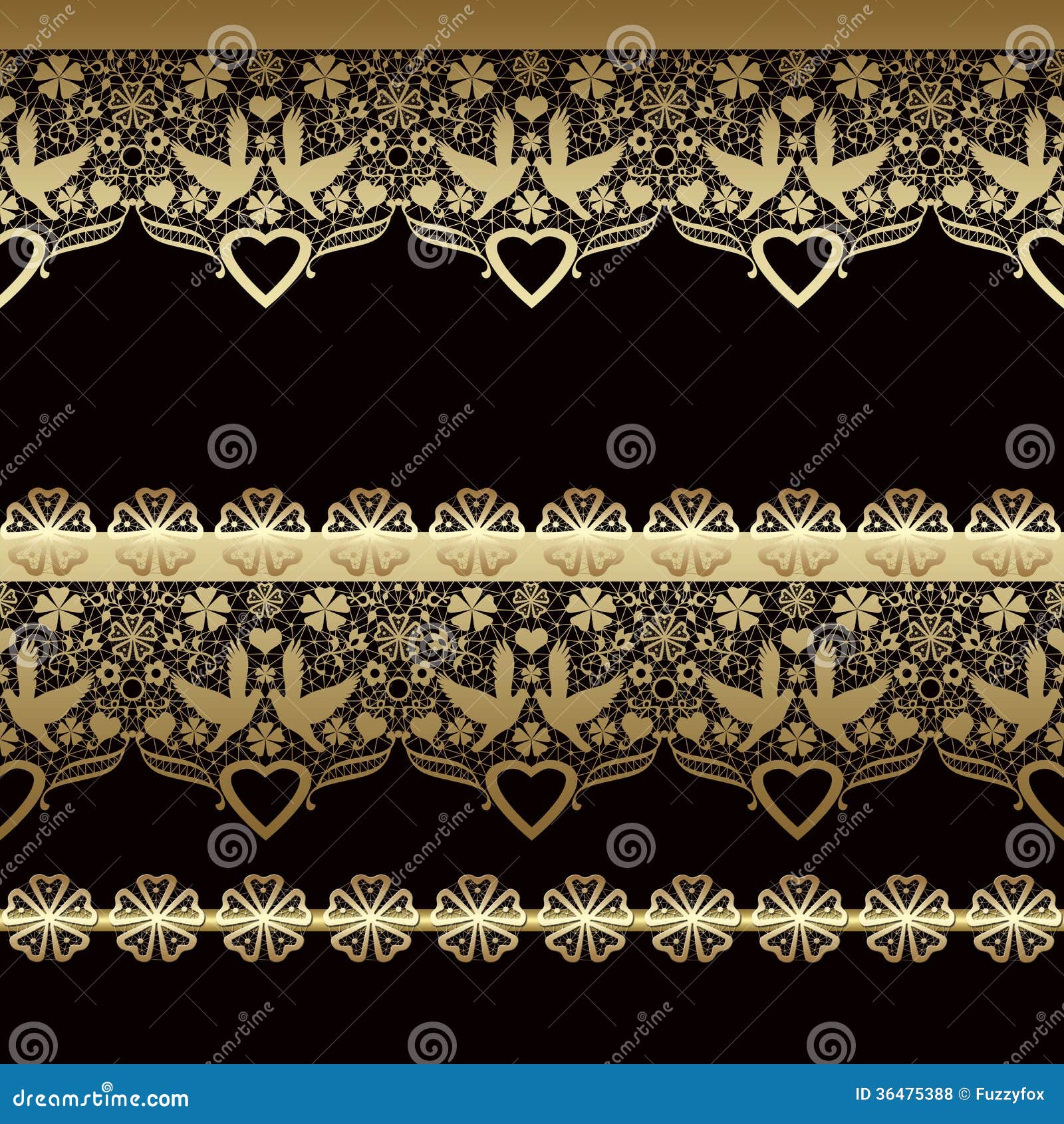 Gold Lace Wallpaper