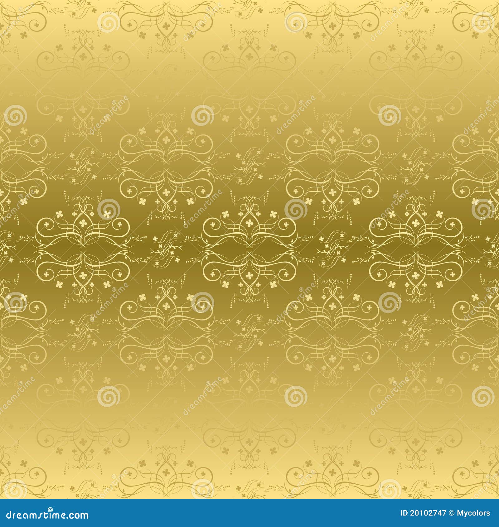 Golden Seamless Pattern - Eps Stock Vector - Illustration of texture ...