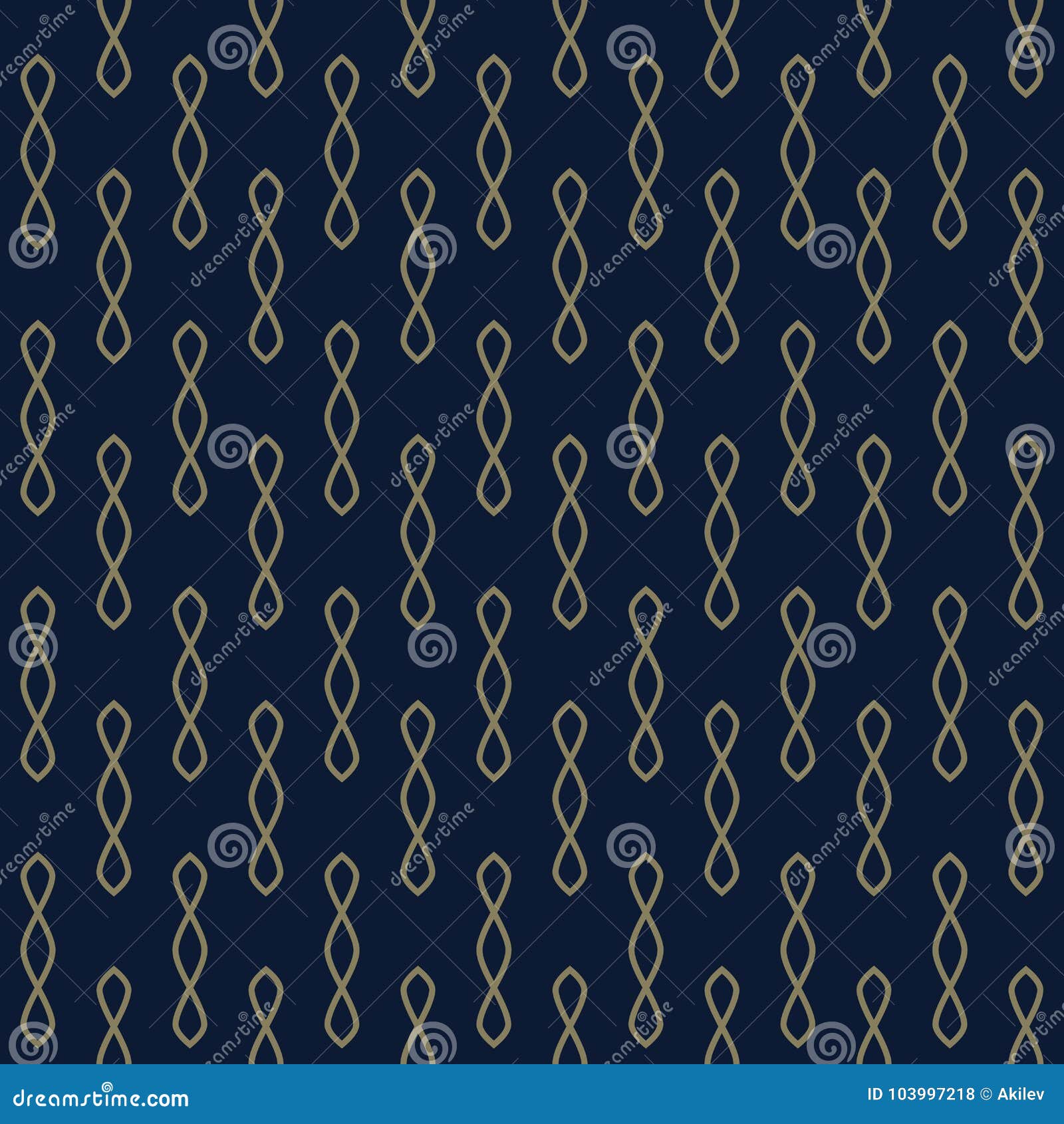 Golden Pattern with Openwork Shapes Stock Vector - Illustration of ...