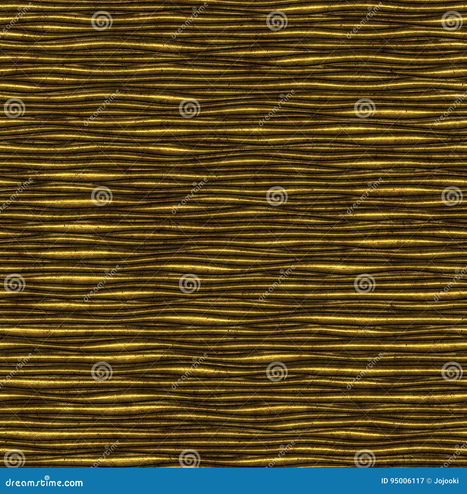 Golden Seamless Texture with a Relief Pattern Stock Illustration ...