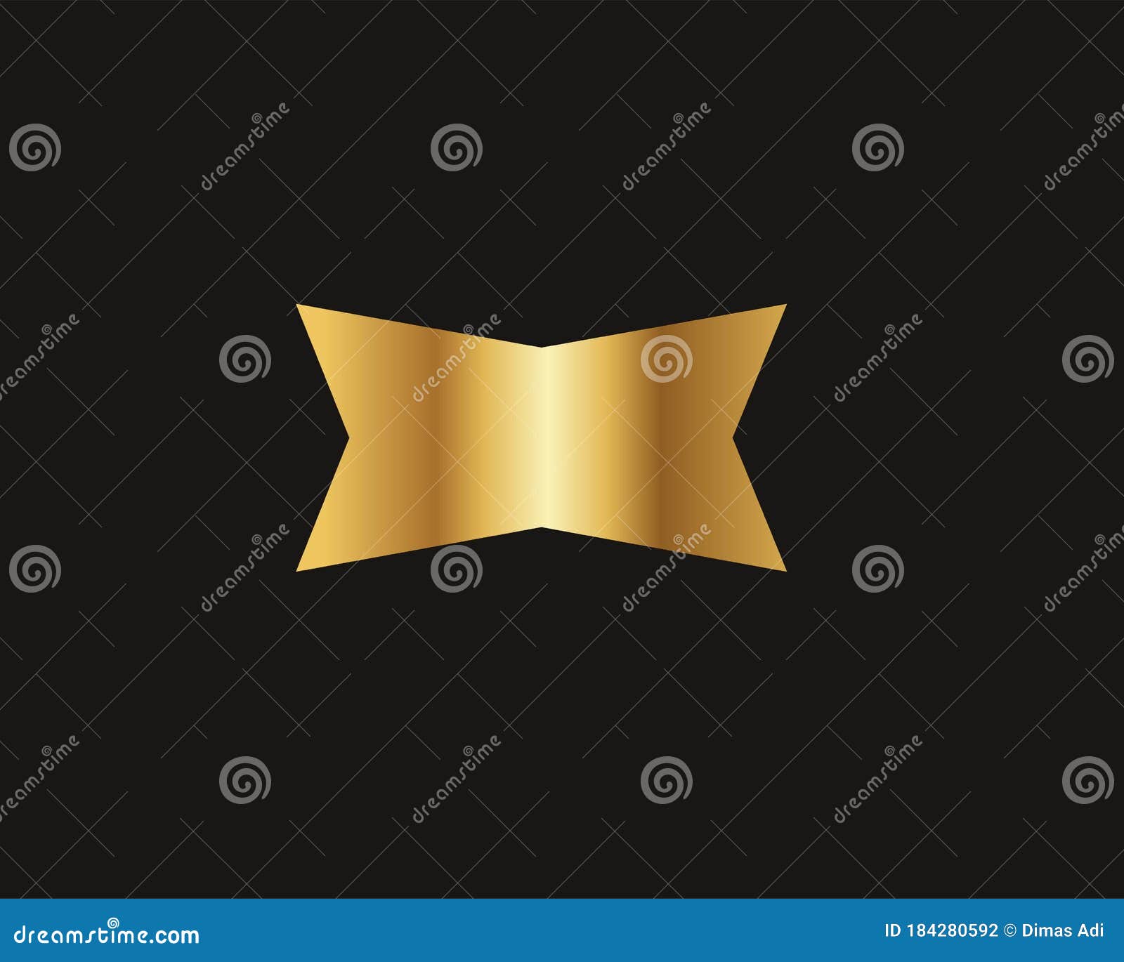 Golden Shape Logo Premium Vector Stock Vector - Illustration of paste ...