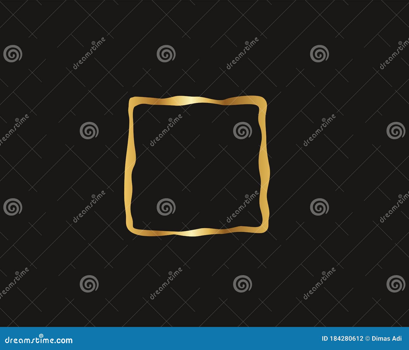 Golden Shape Logo Premium Vector Stock Vector - Illustration of premium ...