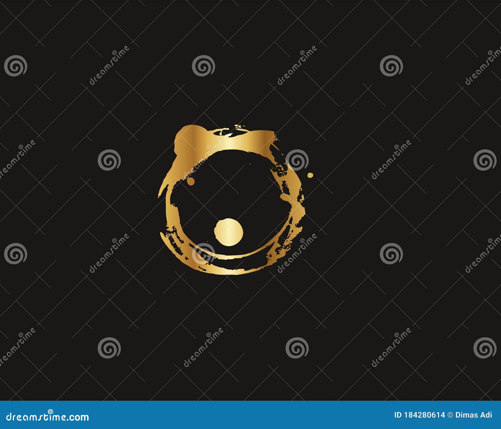 Golden Shape Logo Premium Vector Stock Vector - Illustration of esports ...