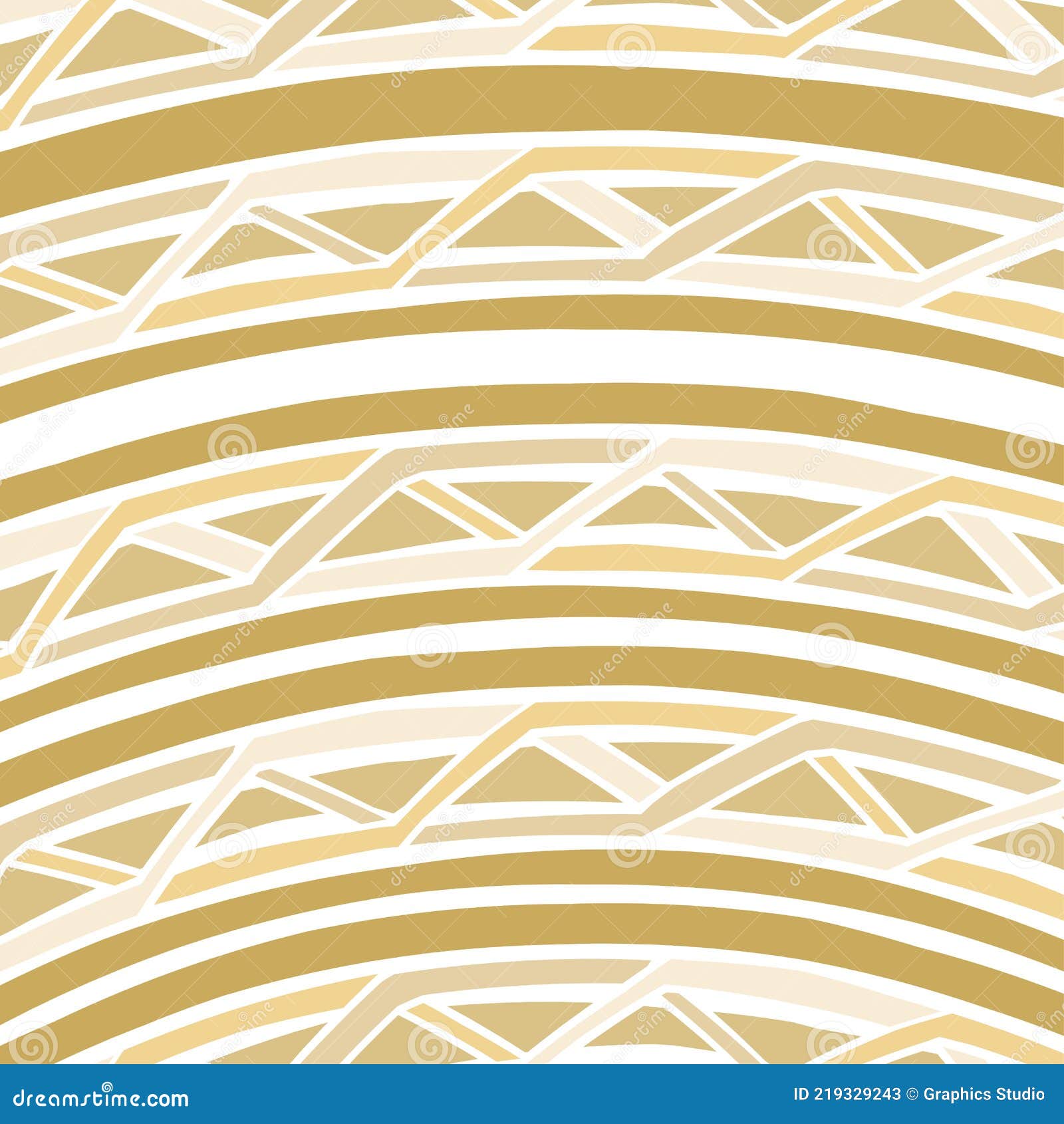 Golden Shapes Geometric Pattern Abstract Stock Vector - Illustration of ...