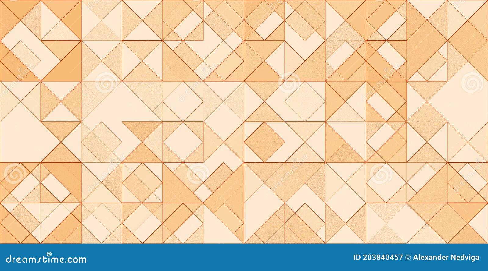 Golden Shiny Metal Geometry Texture. Seamless Gold Shapes Pattern Stock ...