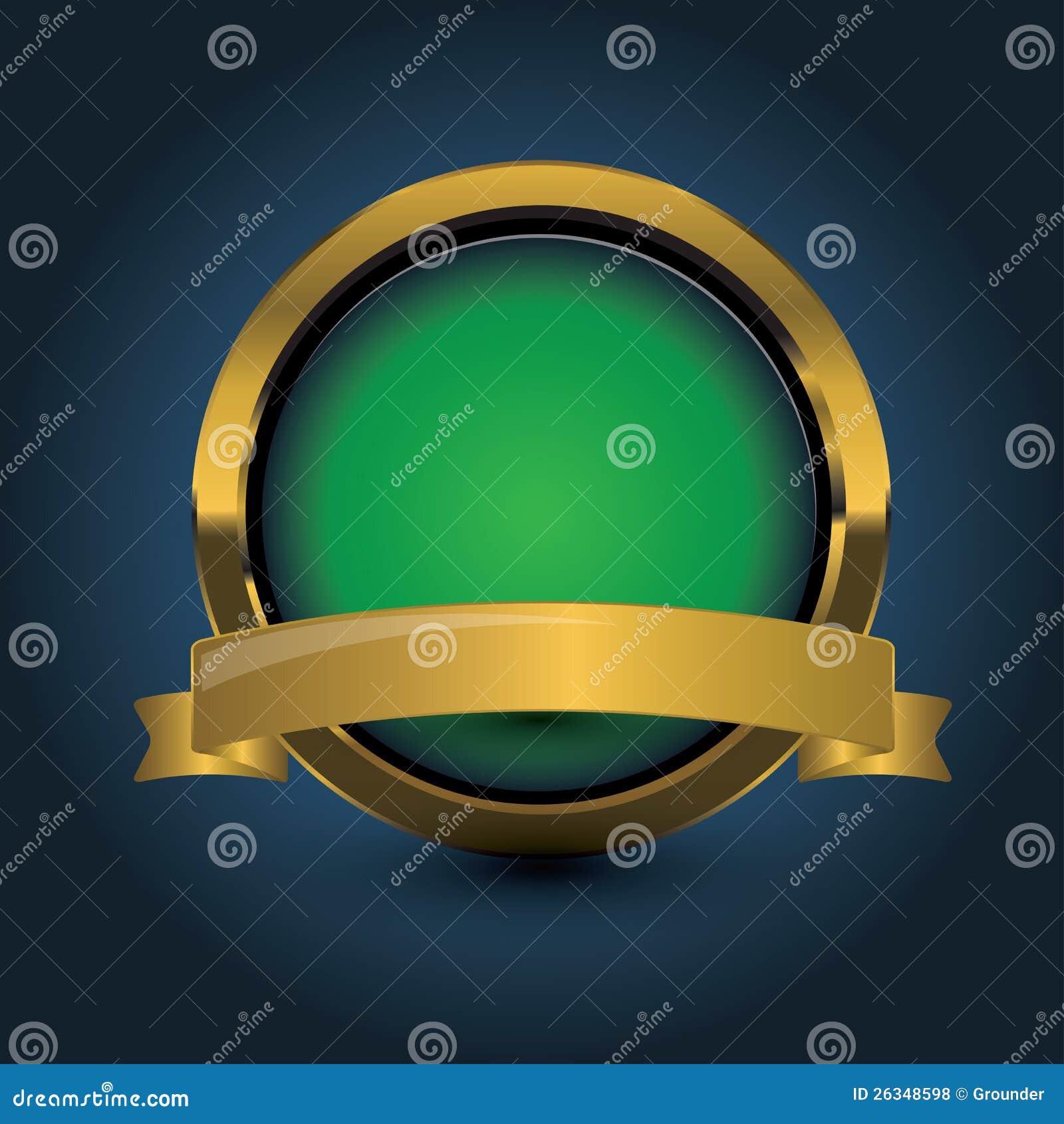 Golden Shiny Modern Elements. Golden Web Buttons Stock Vector ...