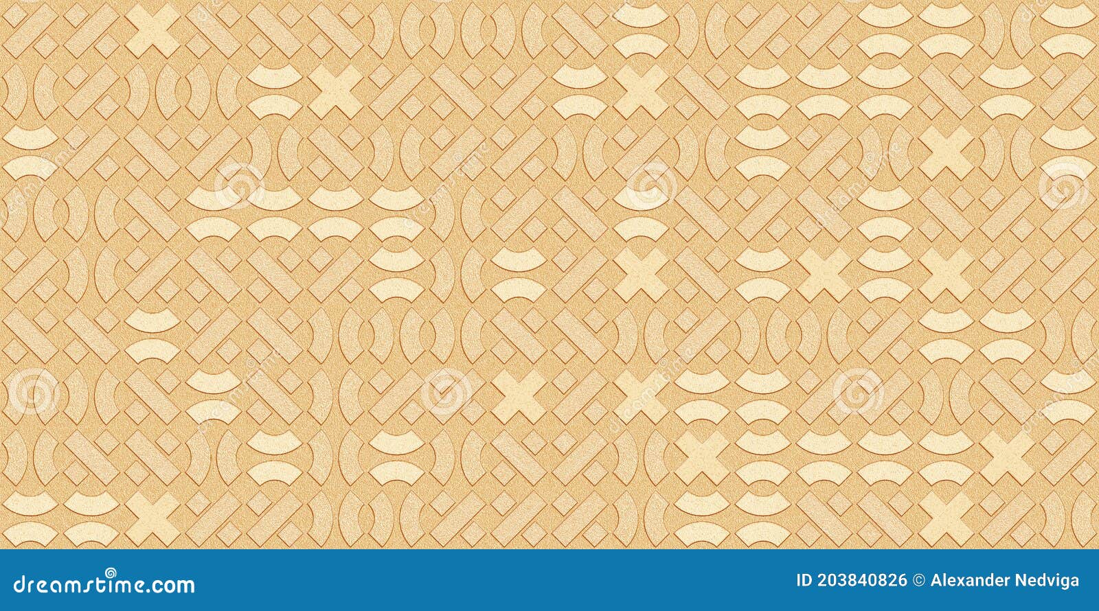 Golden Shiny Shapes Textures. Seamless Gold Sheet Pattern Stock ...