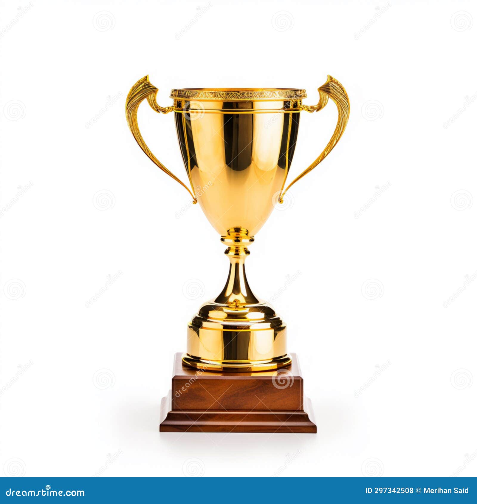 Golden and Shiny Trophy, AI Generative Stock Photo - Image of ...