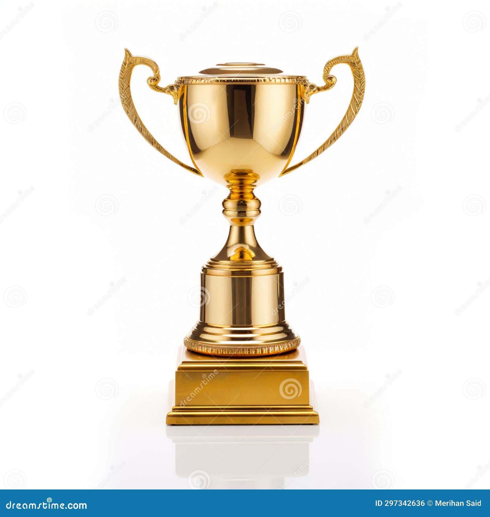 Golden and Shiny Trophy, AI Generative Stock Photo - Image of victory ...