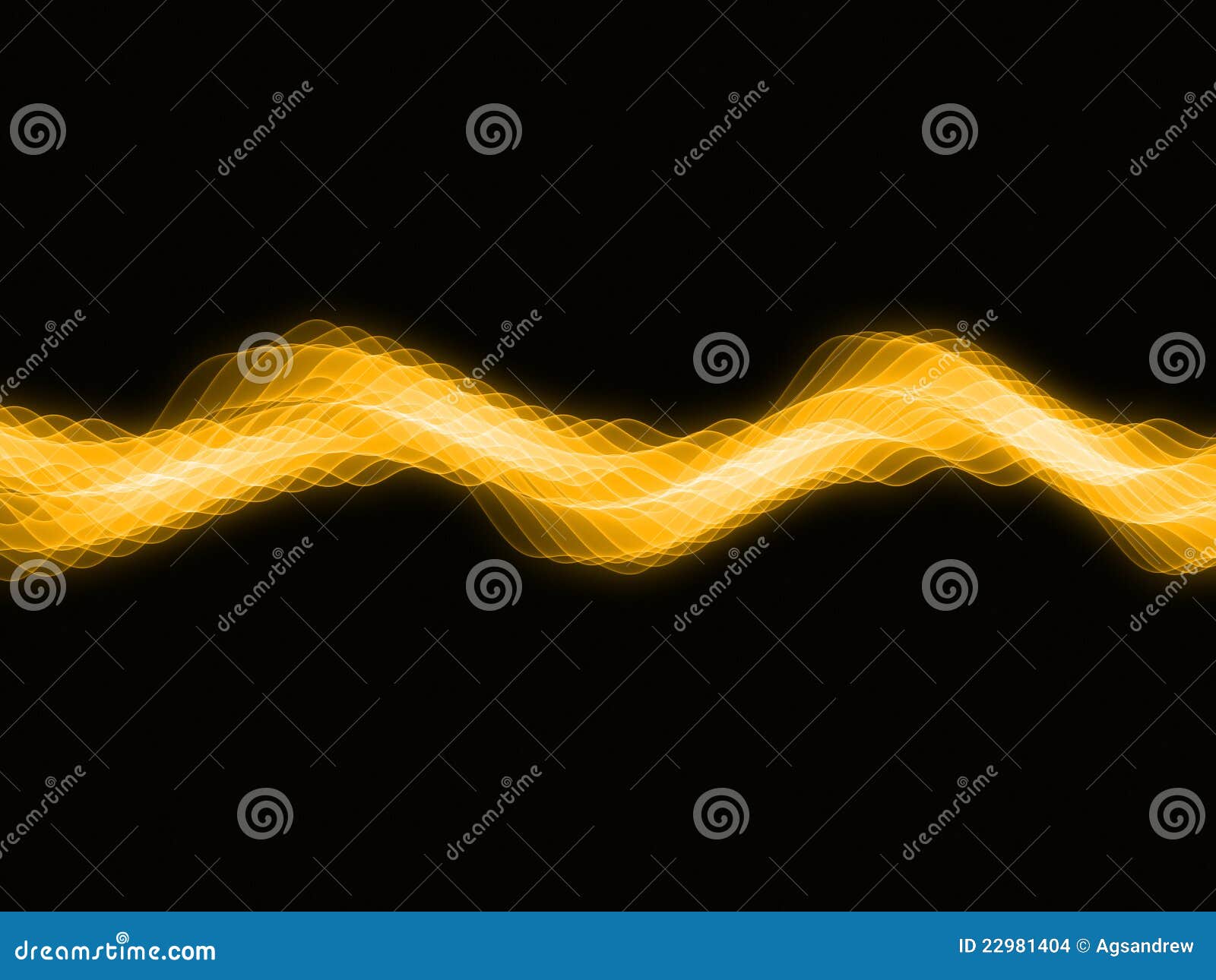 Golden Sign Waves stock illustration. Illustration of flow - 22981404