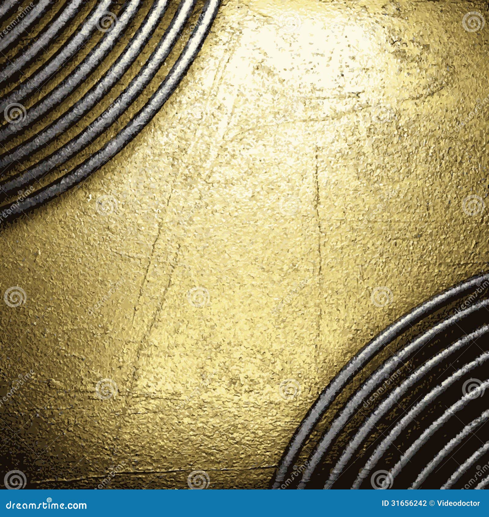 Golden and Silver Background Stock Vector - Illustration of metallic ...