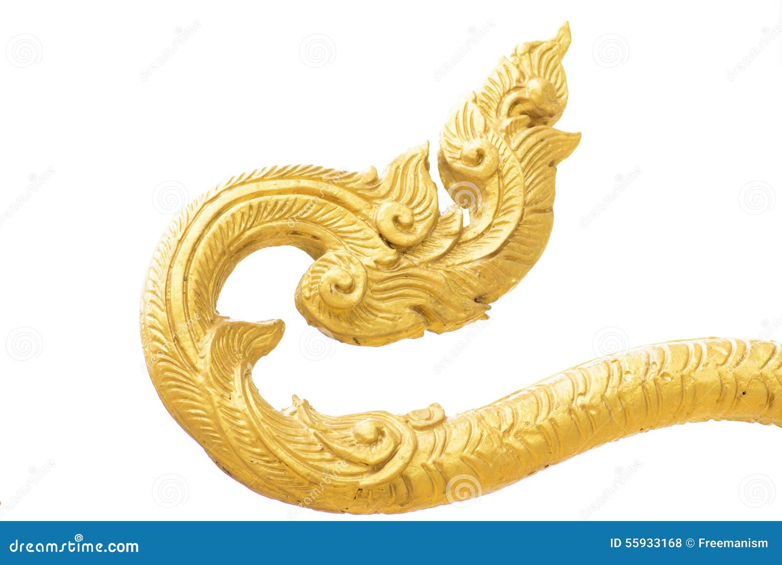 Golden Singha Lion Tail Statue Stock Photo - Image of asia, religion ...