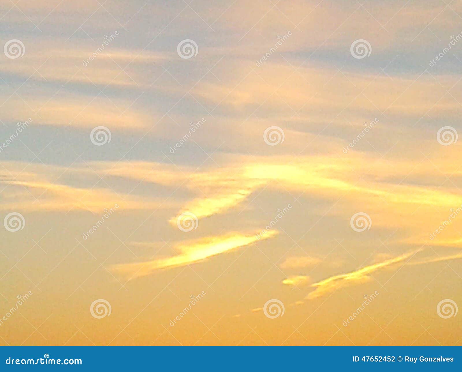 Golden Sky stock photo. Image of gold, colors, golden - 47652452
