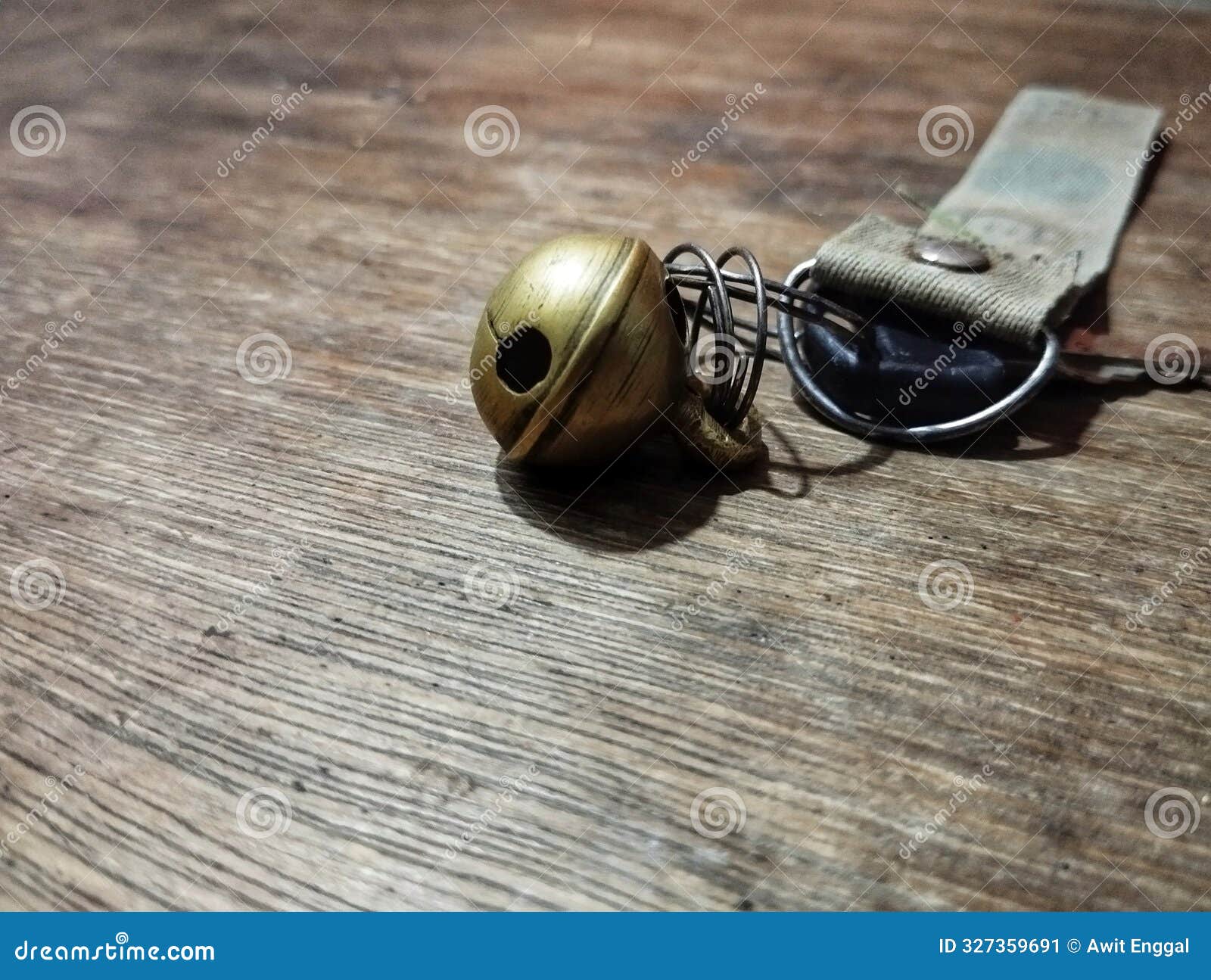 Golden Small Tiny Ringing Bell Stock Image - Image of iron, ringing ...