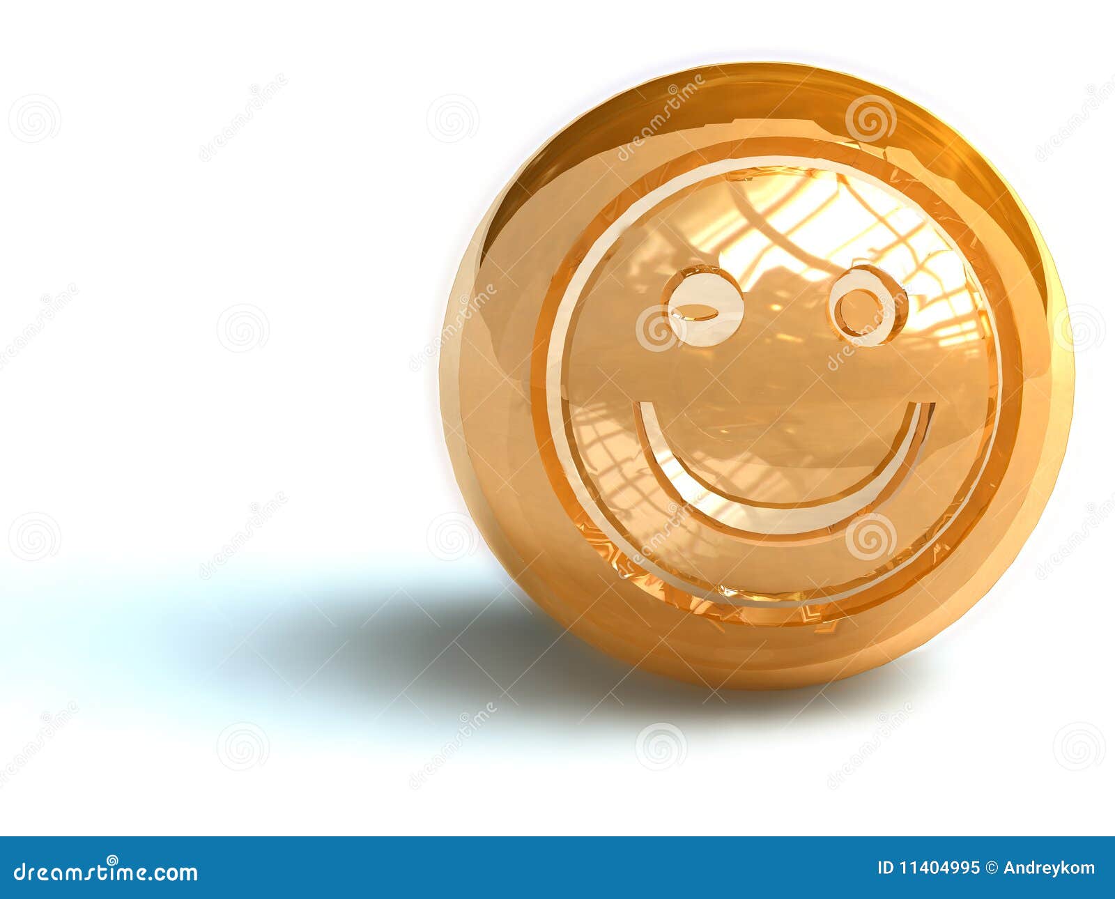 Golden Smiley Face stock illustration. Illustration of illustrated ...