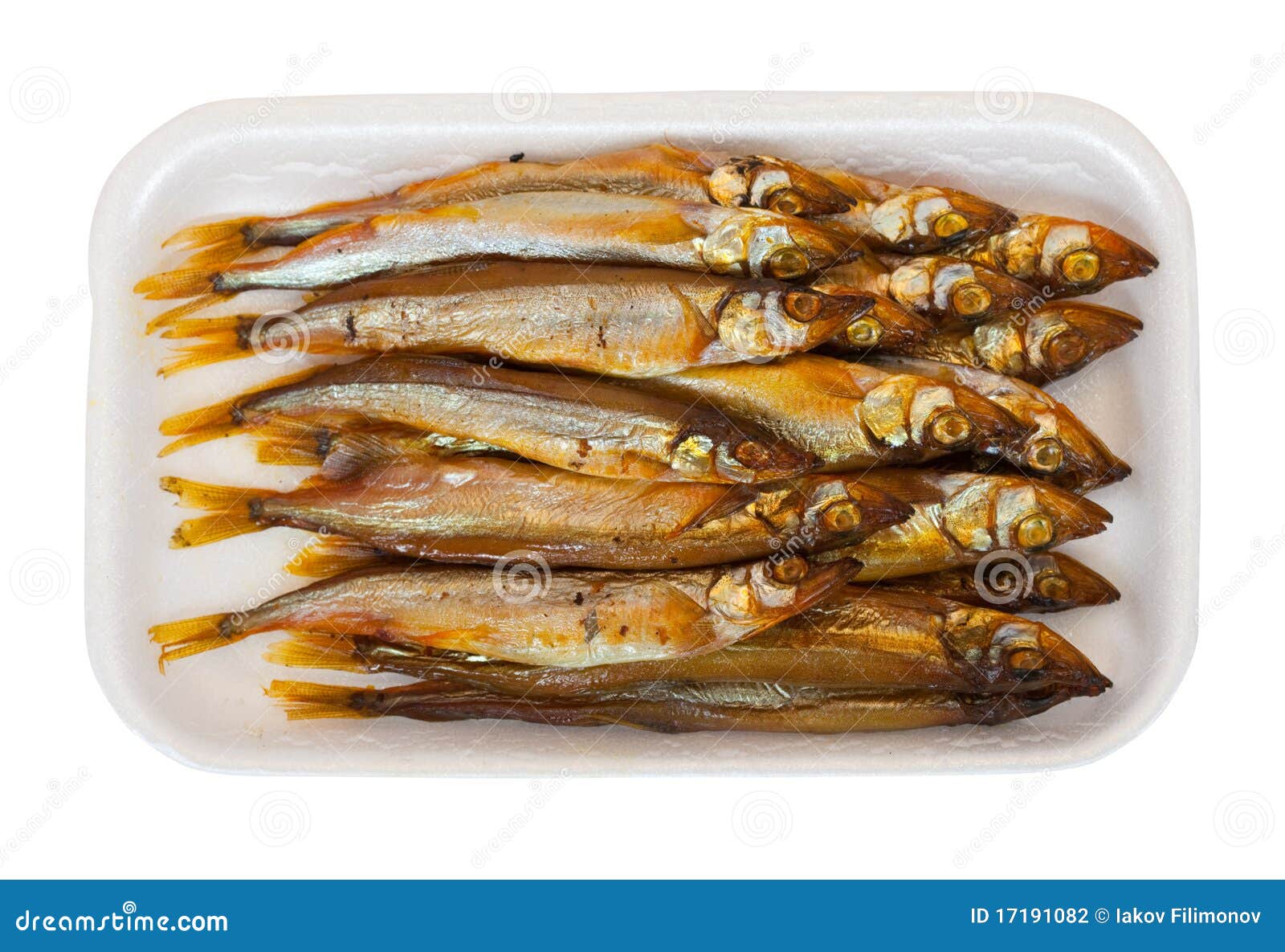 Golden smoke-dried fish stock photo. Image of smoked - 17191082