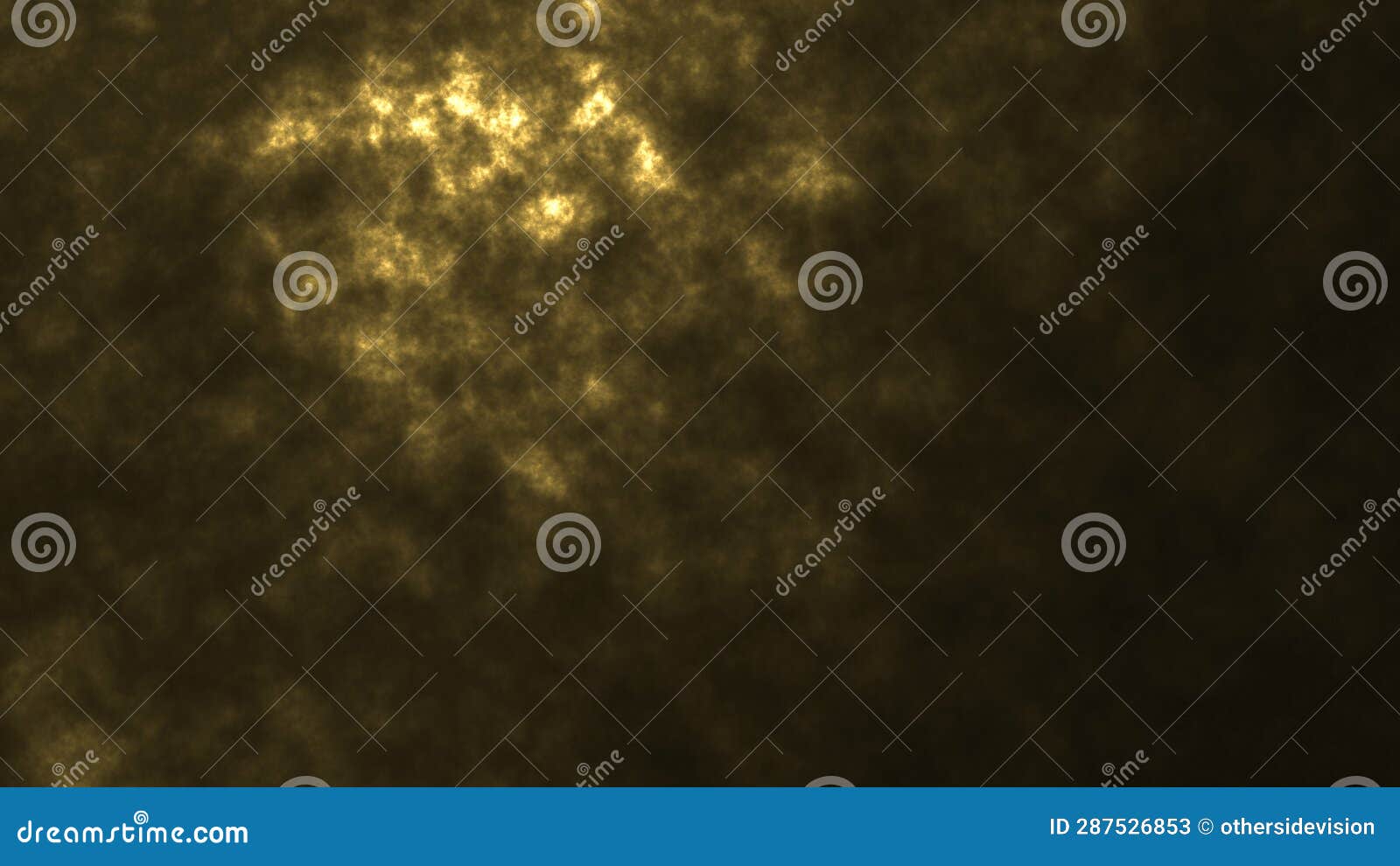 Golden Smoke. Gold Clouds Abstract Background Stock Illustration ...