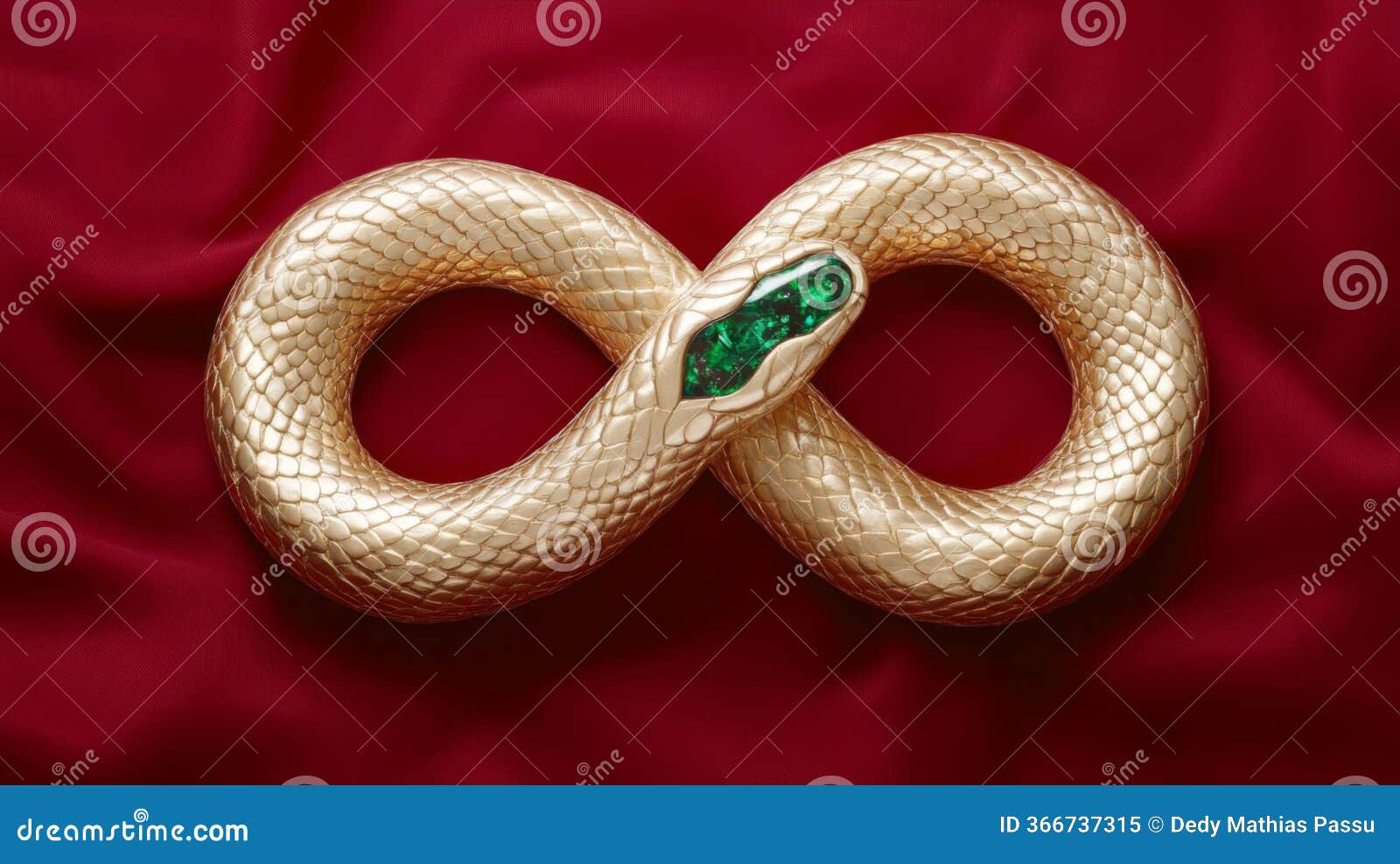 A Snake Forming The Infinity Symbol. - 1 Stock Photo | CartoonDealer ...