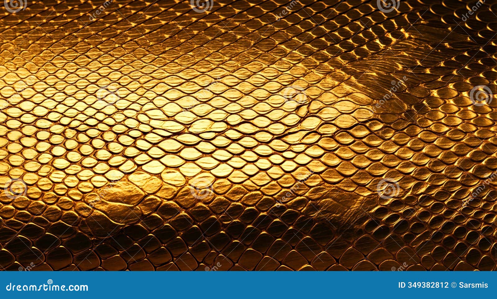 Golden Snake Skin Texture with Hexagonal Patterns in Warm Light for ...
