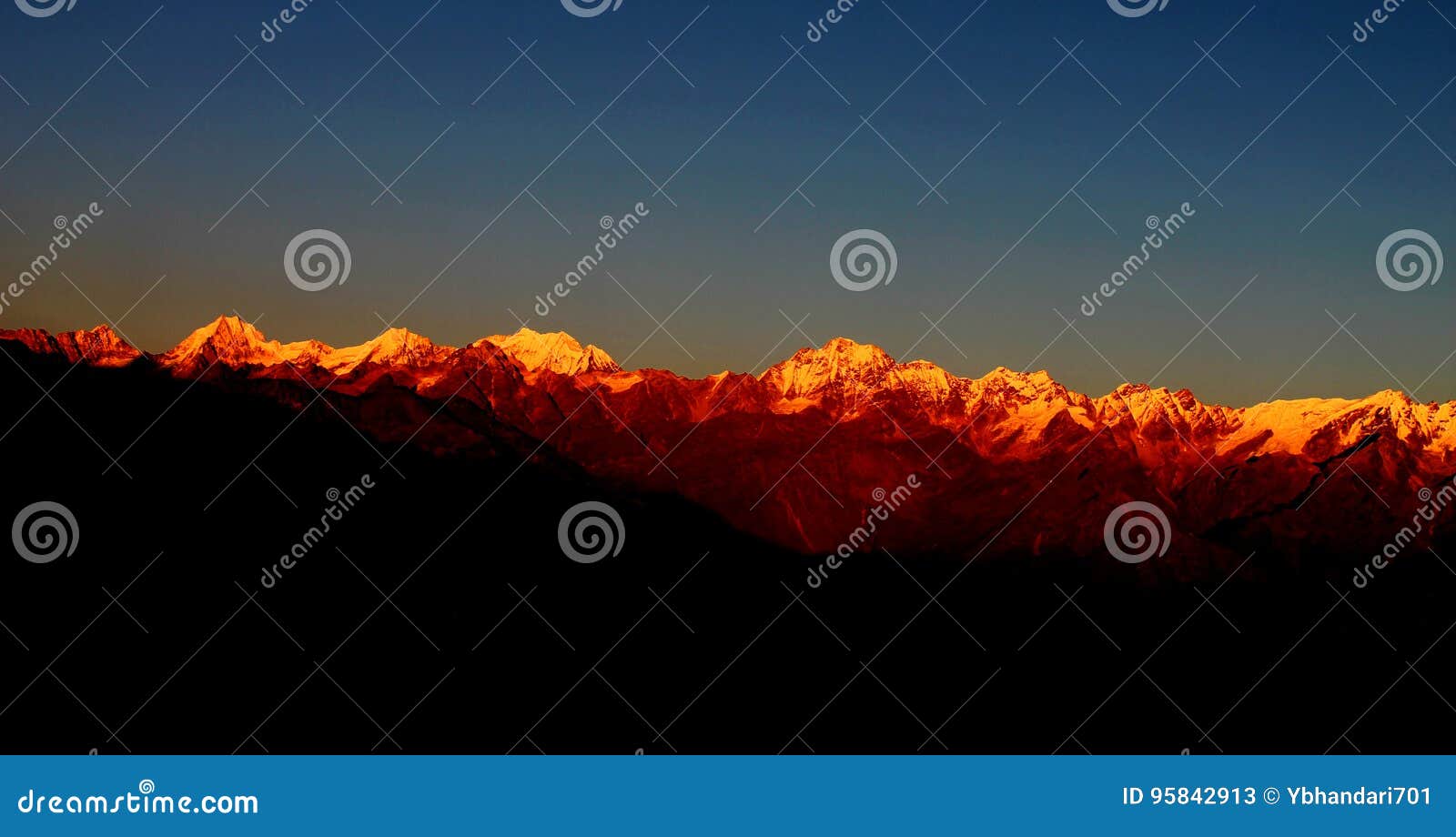 Golden Snow stock image. Image of snow, view, travel - 95842913