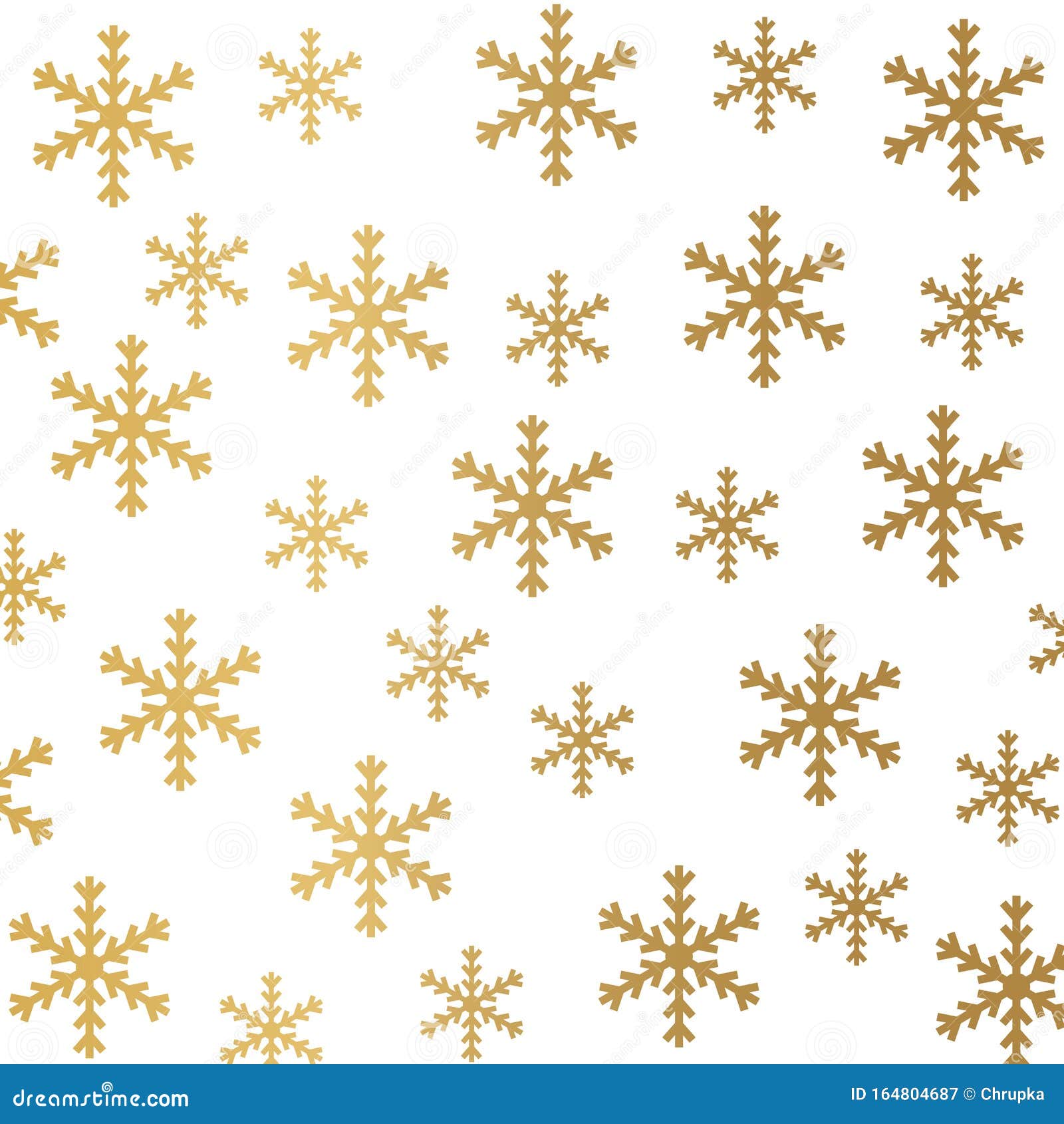 Golden Snowflakes Background Stock Vector - Illustration of symbol ...