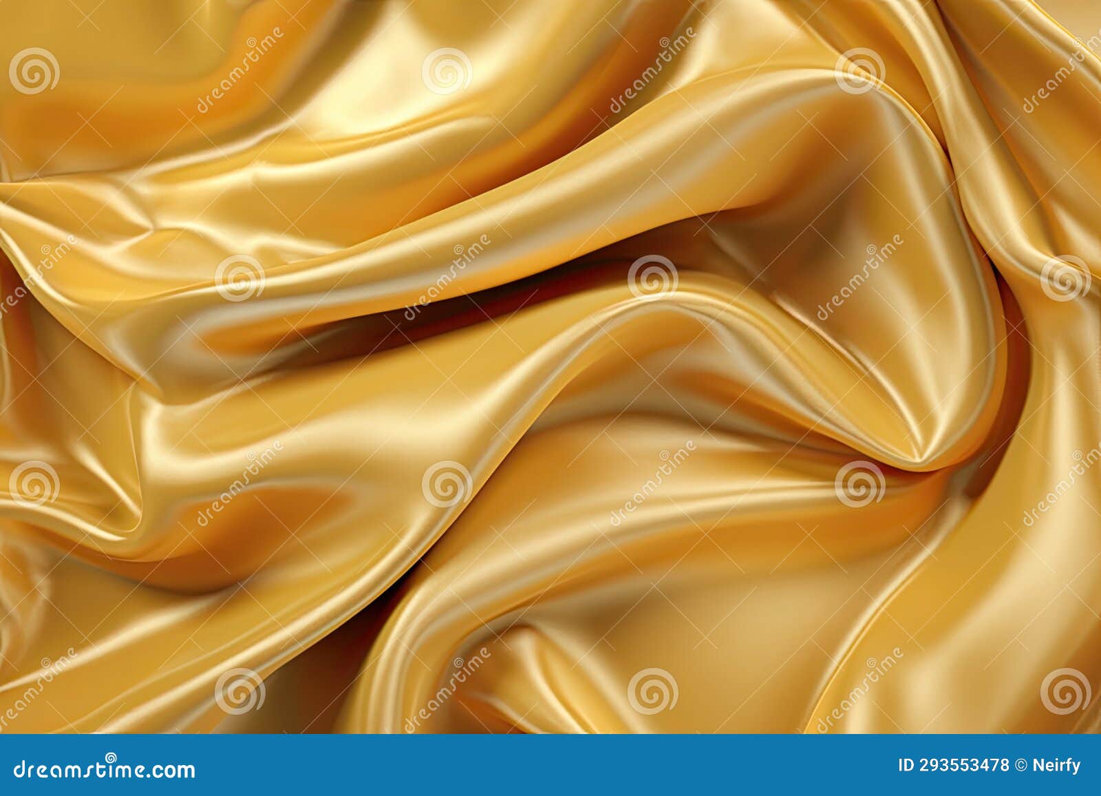 Golden Soft Silk Background Stock Illustration - Illustration of ...