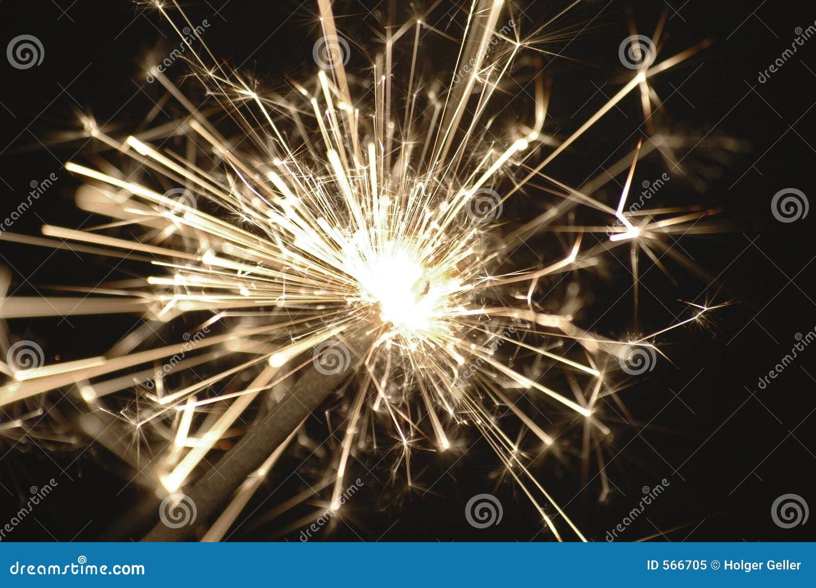 Golden sparkler stock image. Image of explode, candle, black - 566705