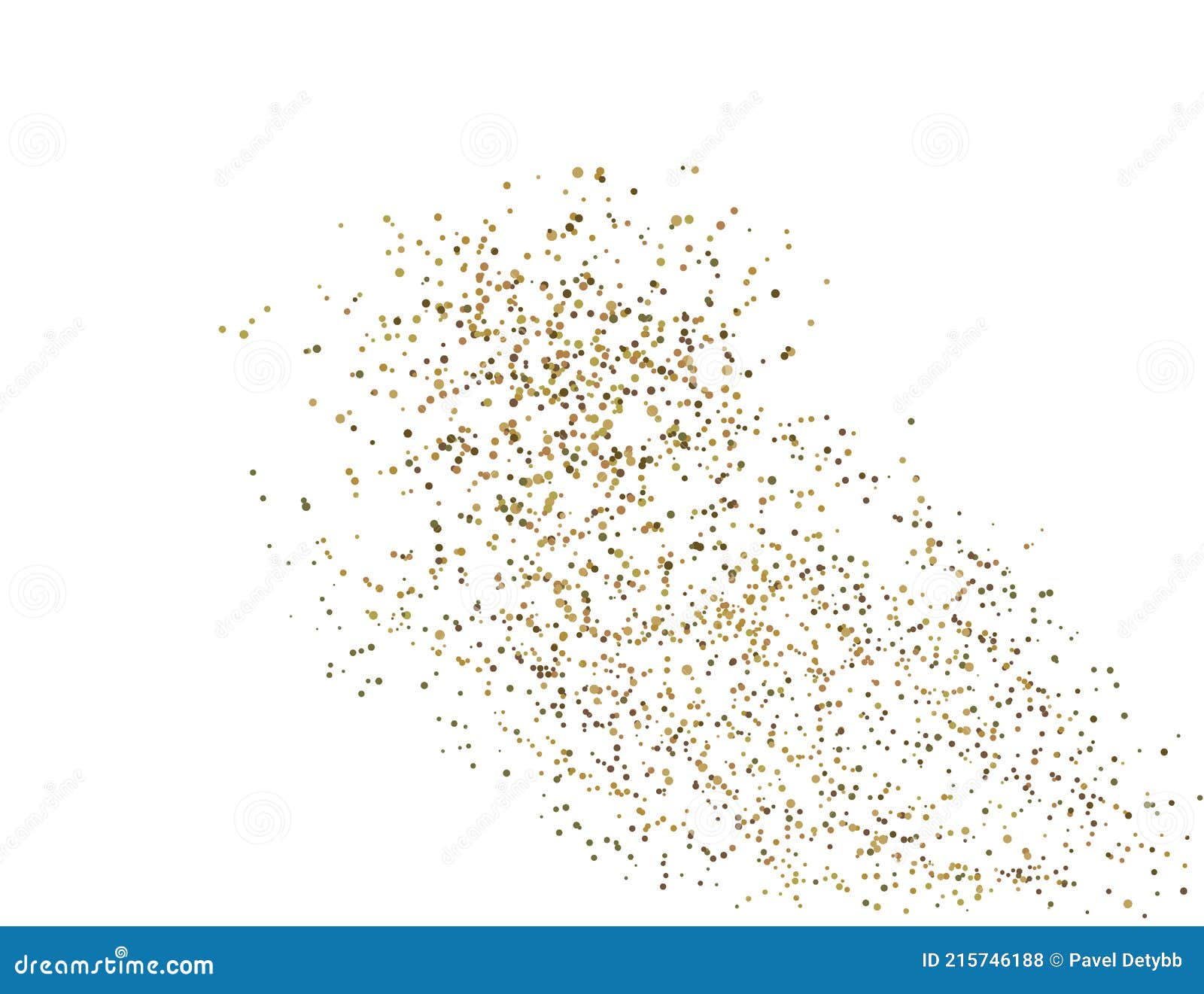 Golden Sparkles and Dots, Gold Glitter Background, Abstract. Vector ...