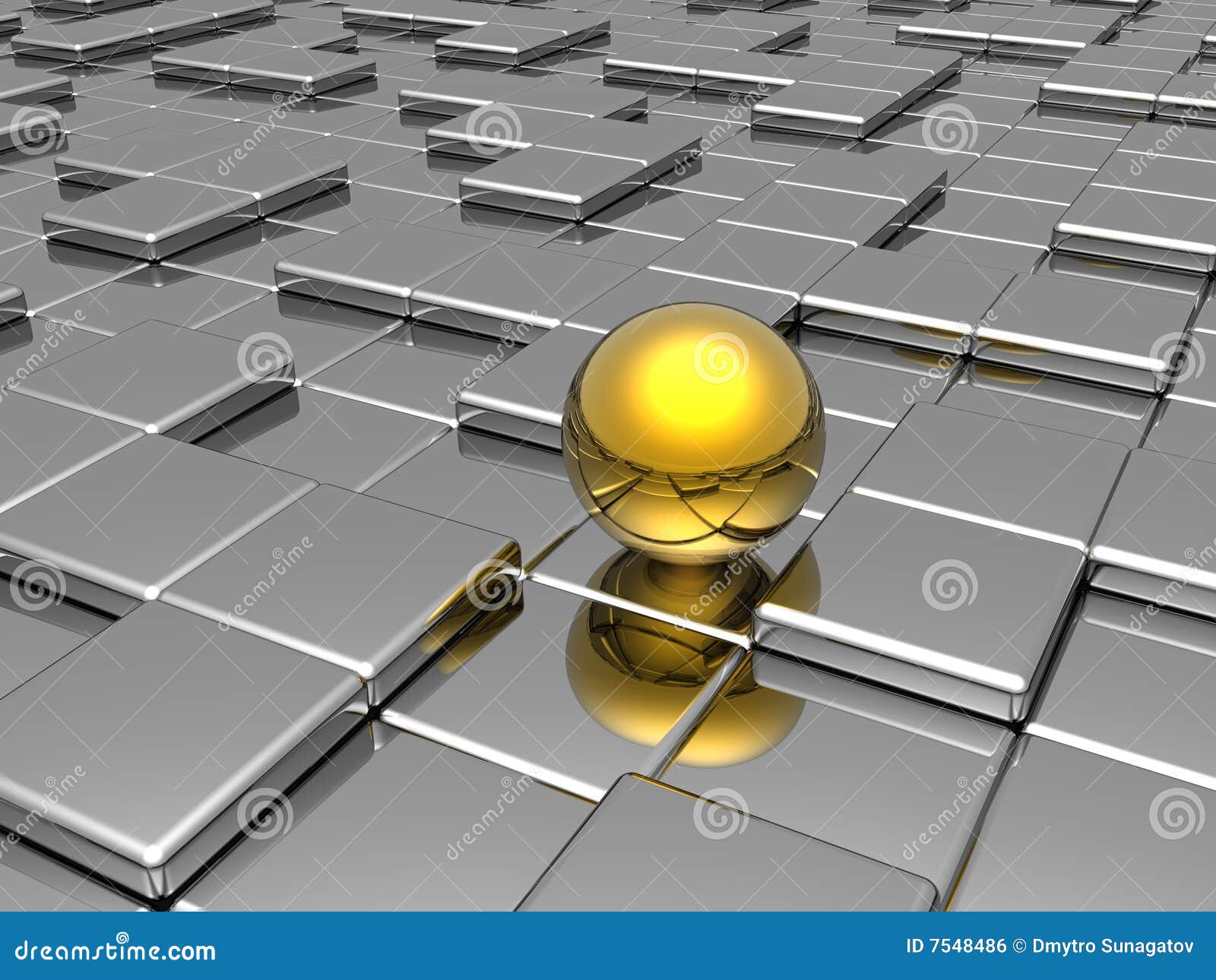 Golden sphere stock illustration. Illustration of games - 7548486