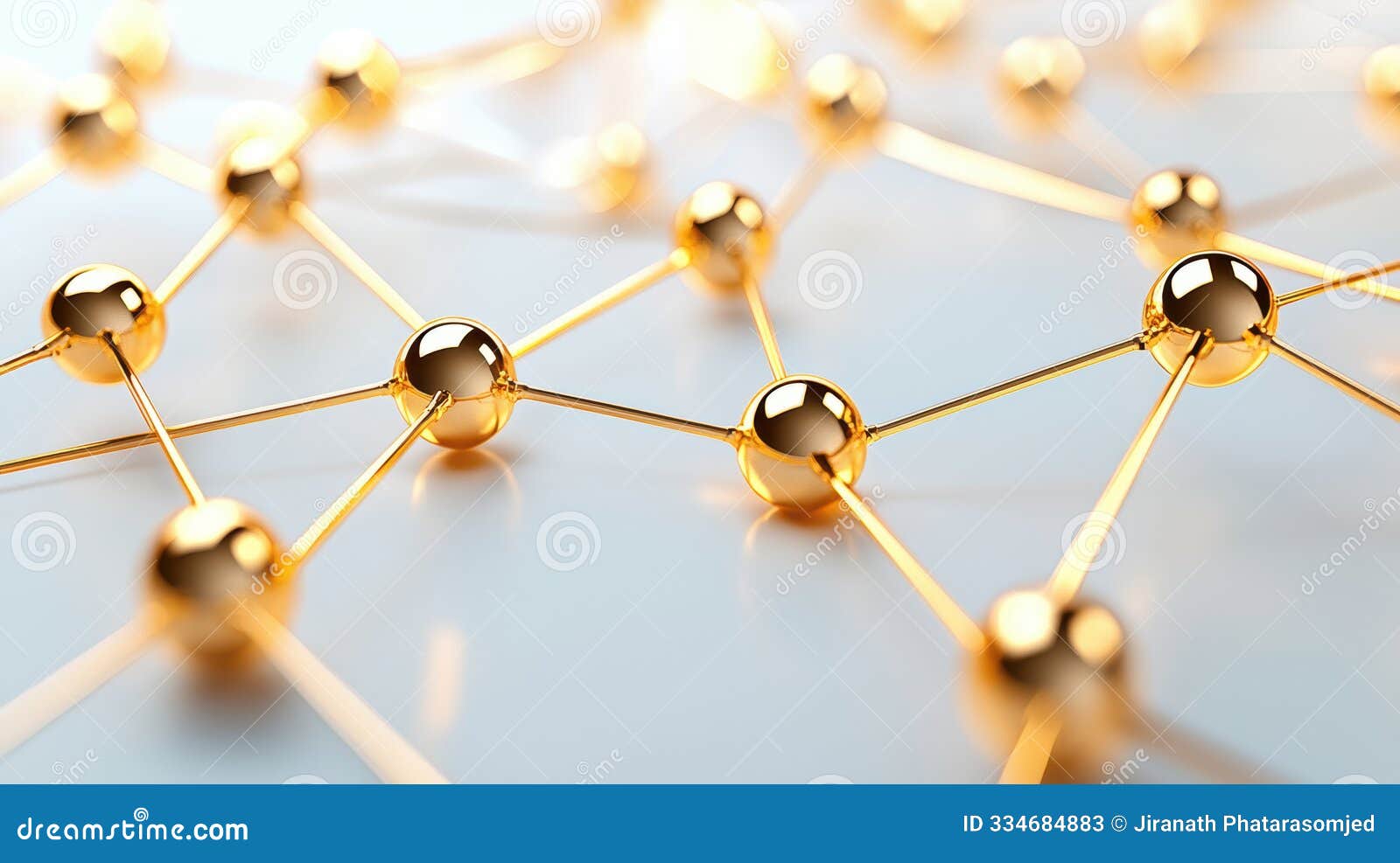 Golden Network Abstract stock illustration. Illustration of design ...