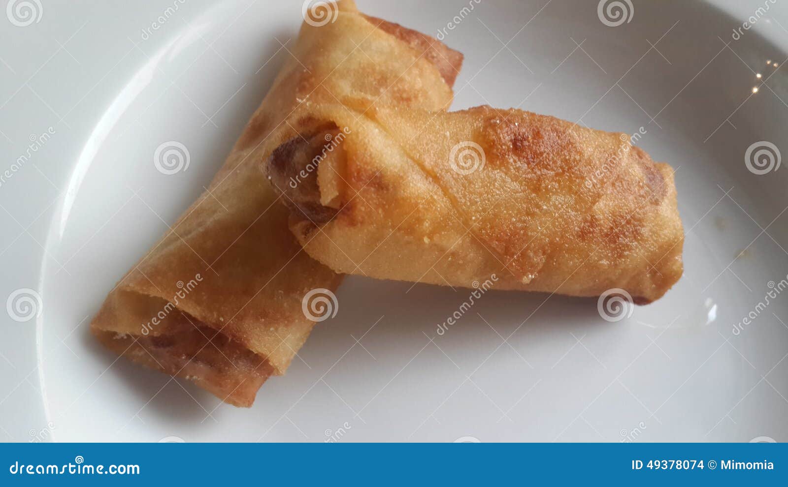 Golden spring rolls stock photo. Image of vegetables - 49378074