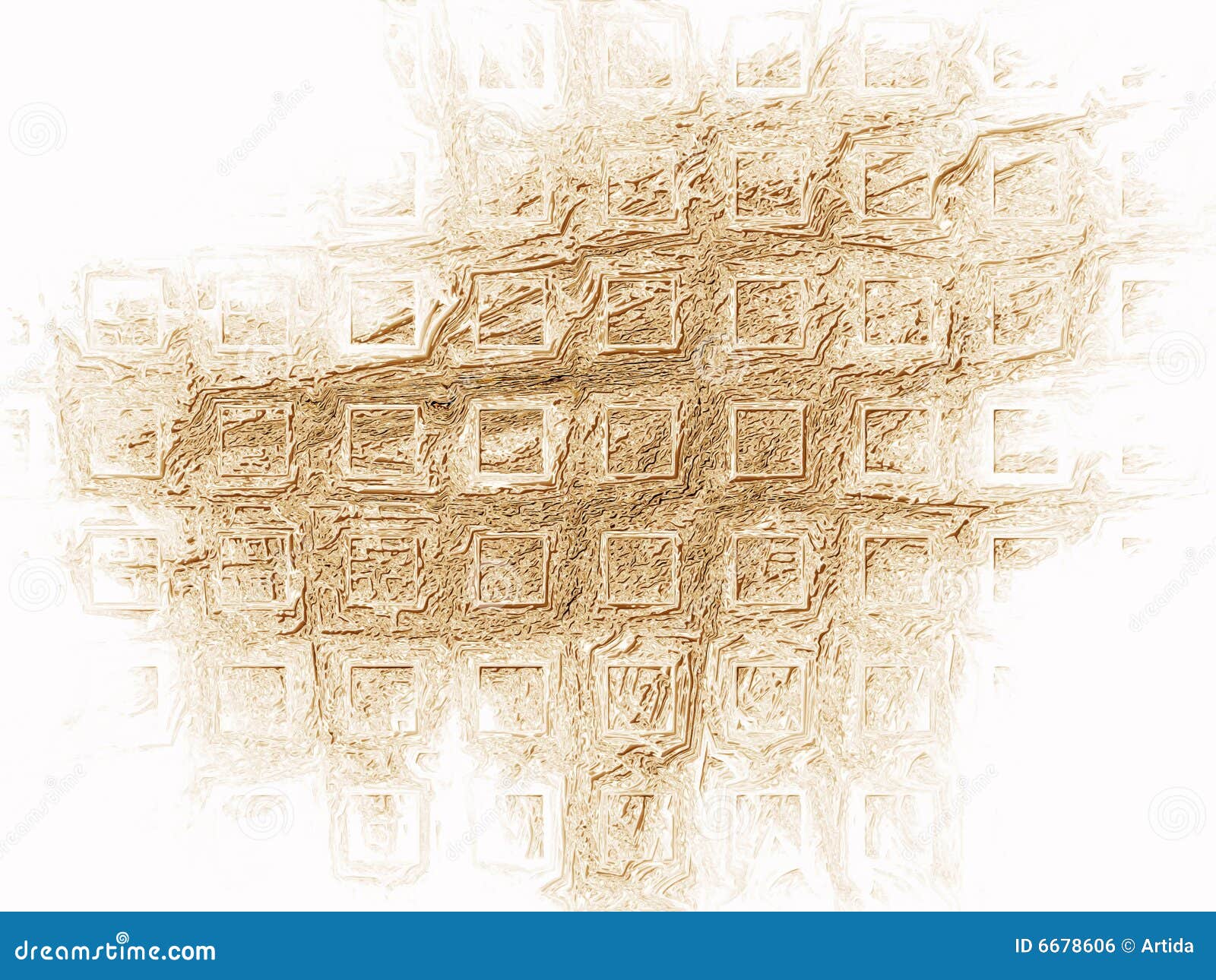 Square Shaped Bush. Trimmed Hedge With Geometric Shape. Nature Concept ...