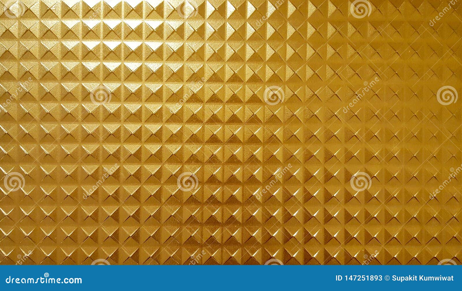 Golden Squares Shape Abstract Background Stock Image - Image of light ...