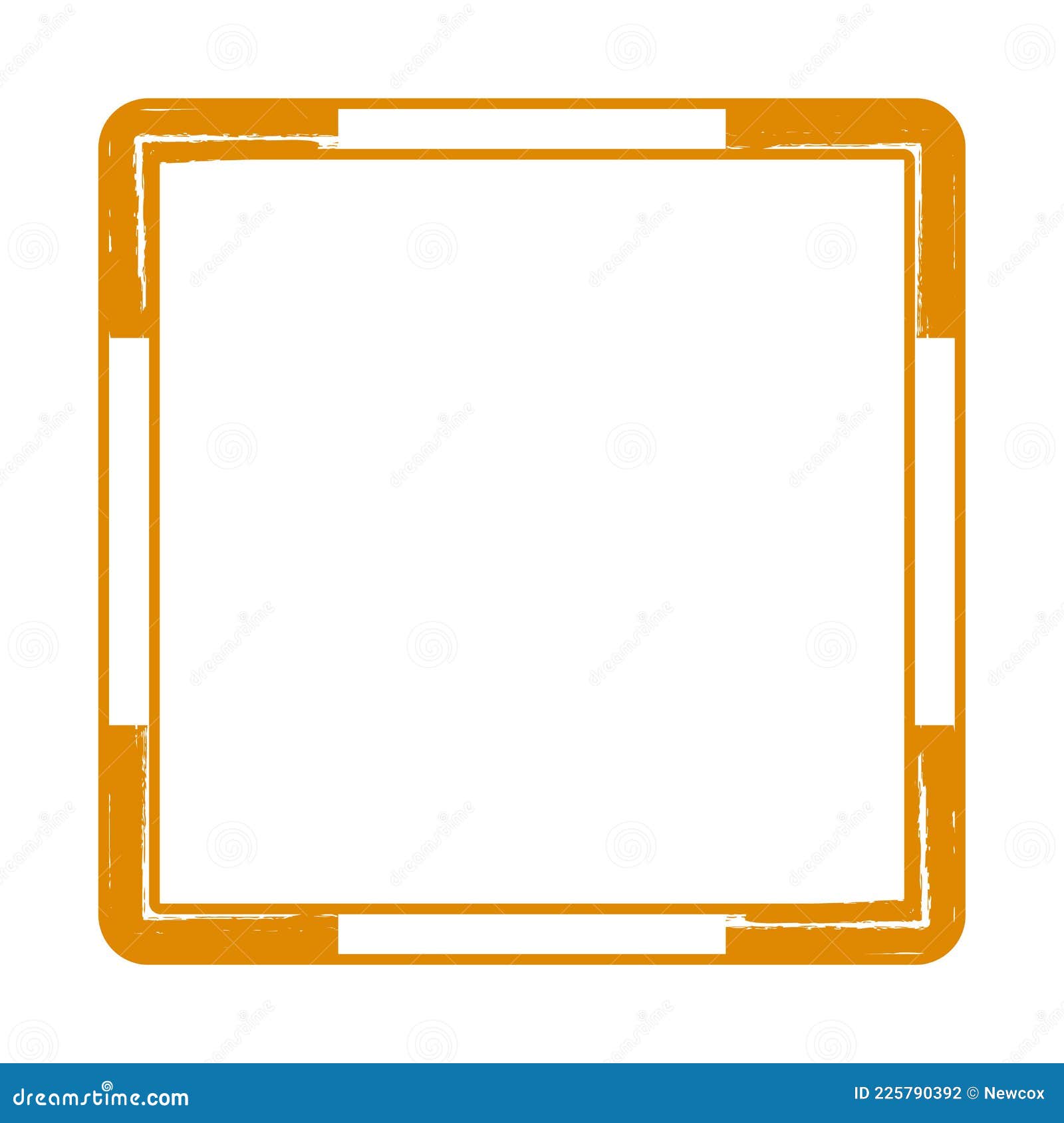 Golden Squire Frame, Border Design. Vector Illustration | CartoonDealer ...