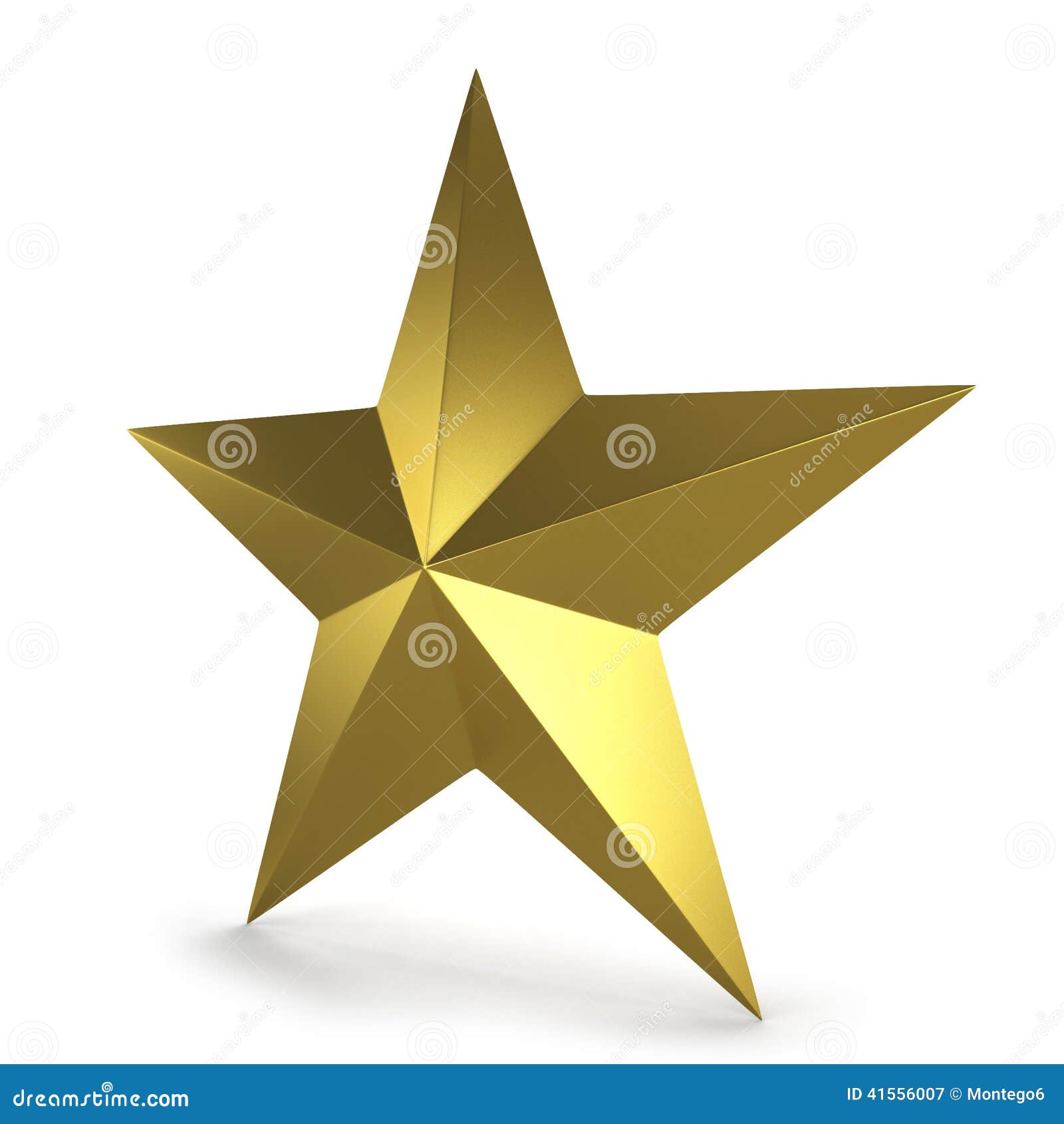 Golden star stock illustration. Illustration of reflection - 41556007