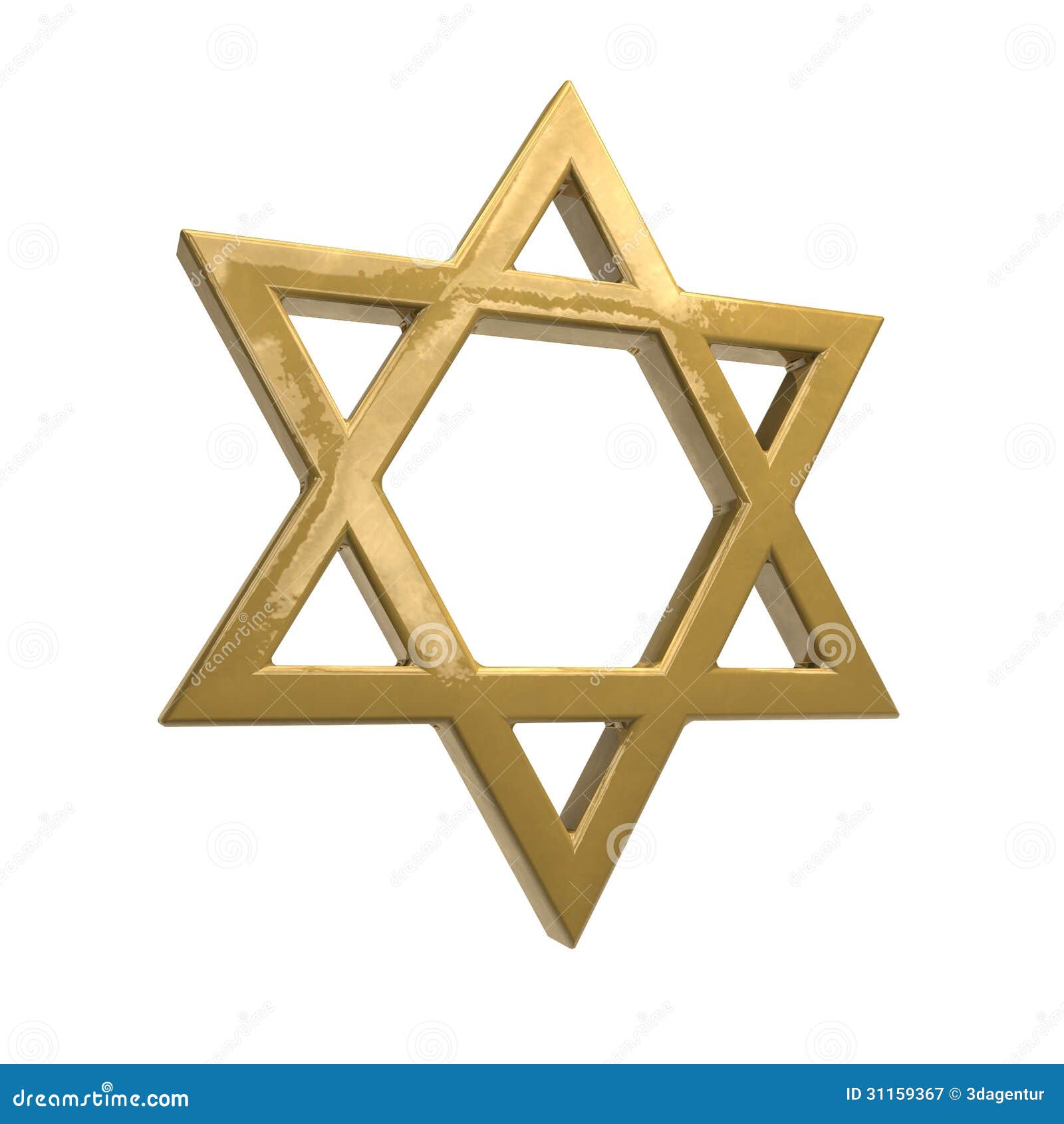 Israeli Star Of David Golden
