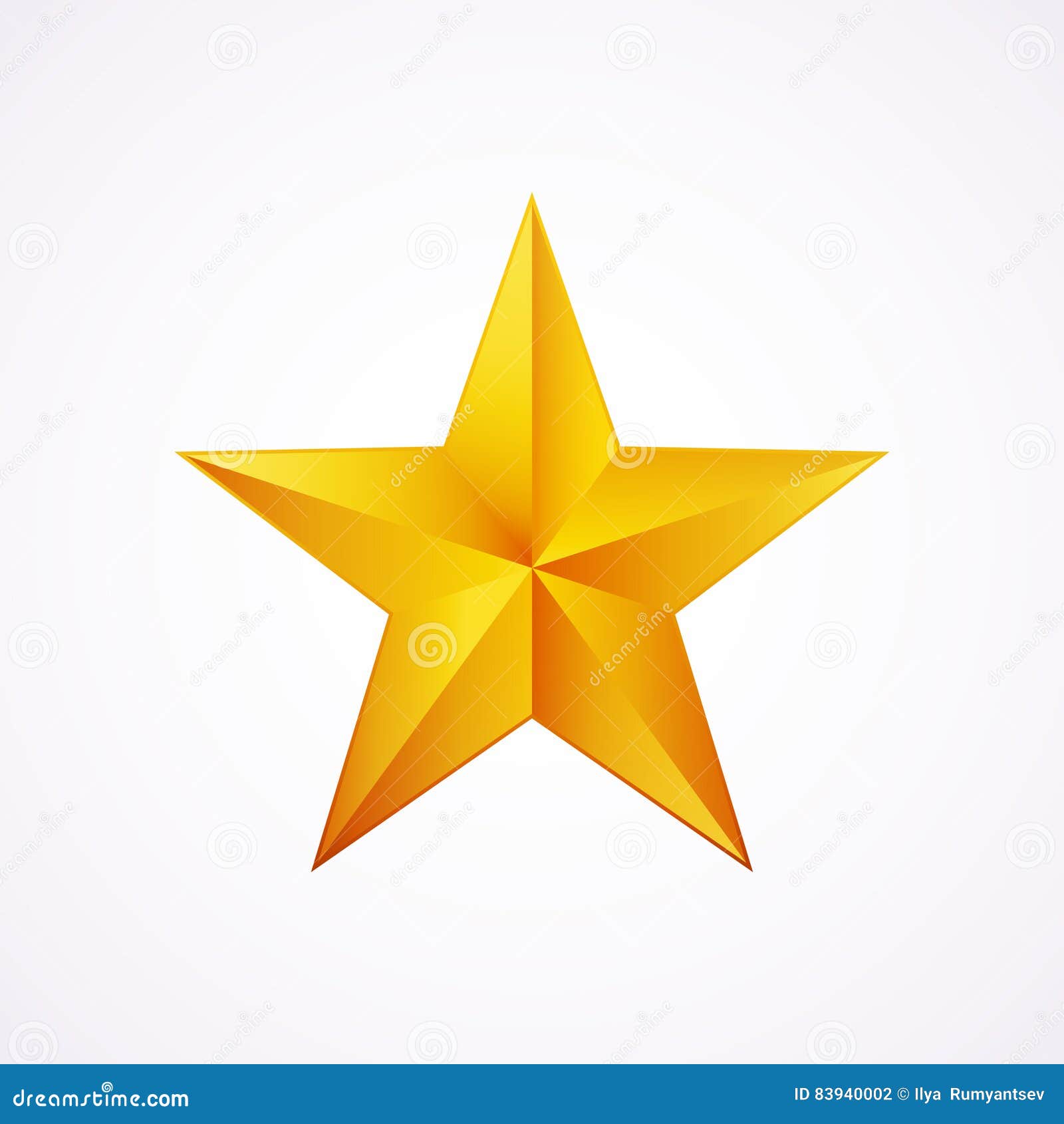Golden Star Logo for Your Design, Vector Illustration Stock Vector ...