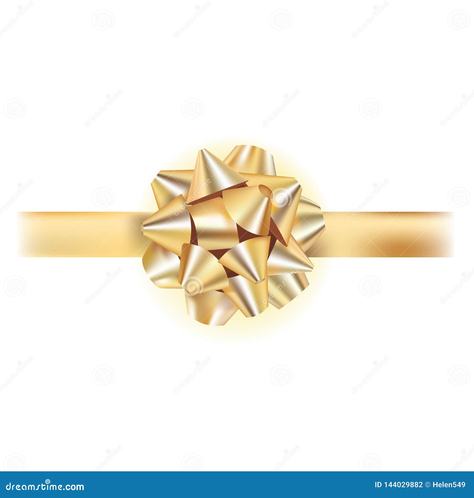 Golden Star Top View Symbol Vector Illustration Stock Vector ...