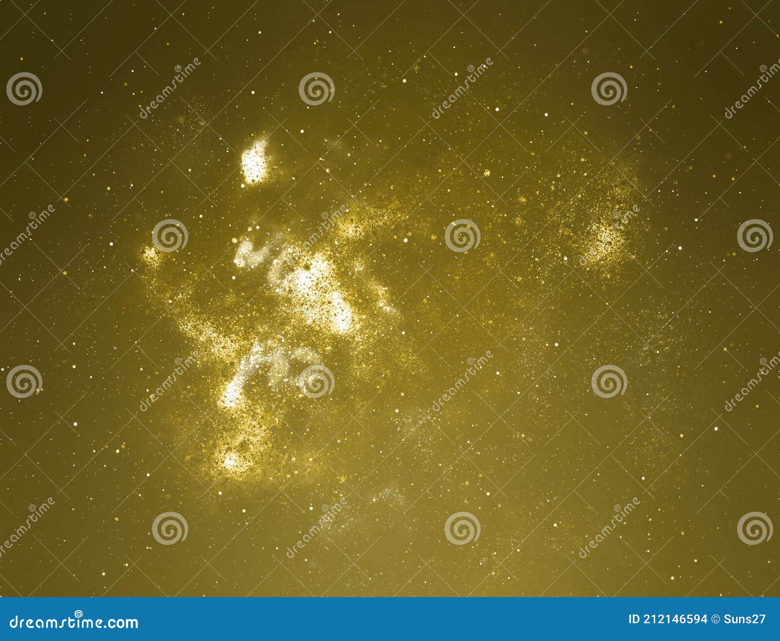 Golden Starry Glitter Background. Gold Lights Stock Illustration ...