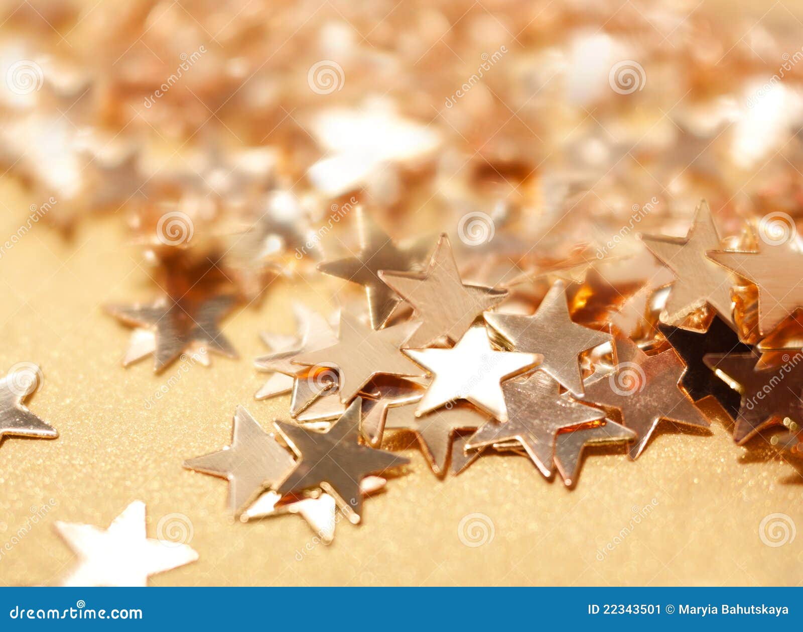 Golden Stars stock image. Image of decoration, element - 22343501