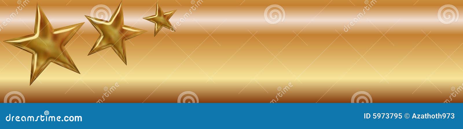 Golden Stars Banner stock illustration. Illustration of internet - 5973795