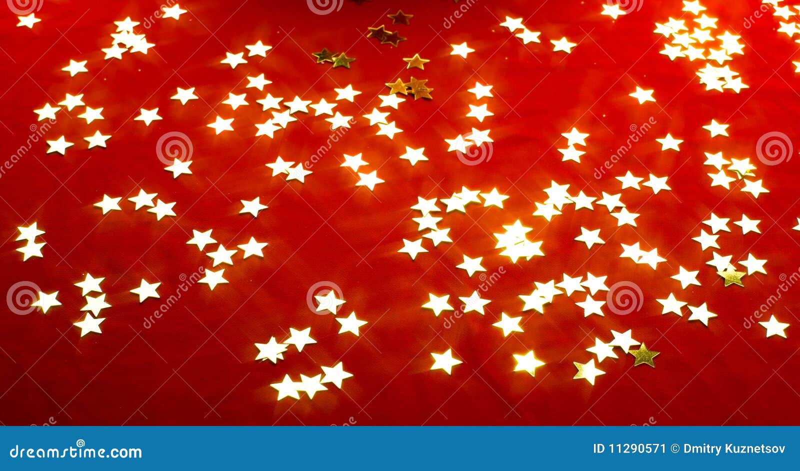 Golden stars on red. stock image. Image of xmas, decor - 11290571