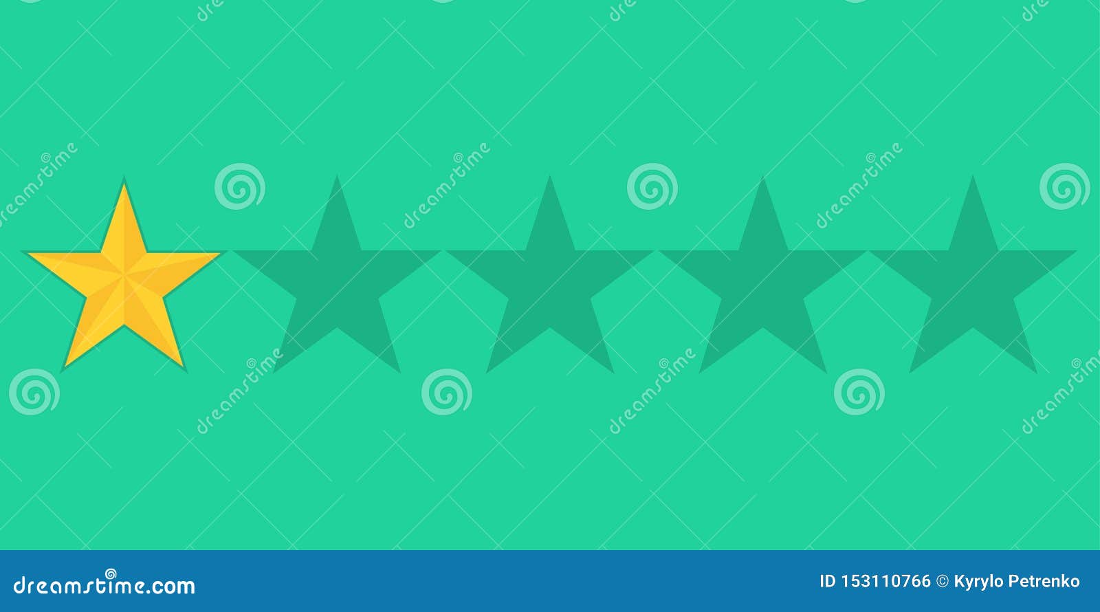 Golden Stars Servise Rating Missing Some Points Stock Vector ...