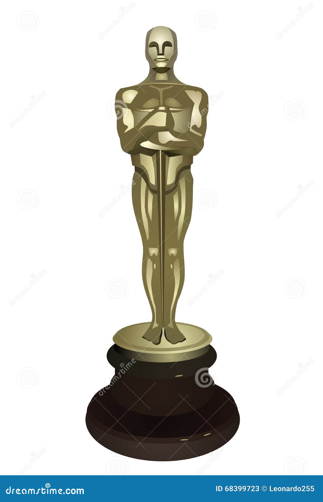 Golden Statue Of The Humpbacked Horse Isolated On White Background ...