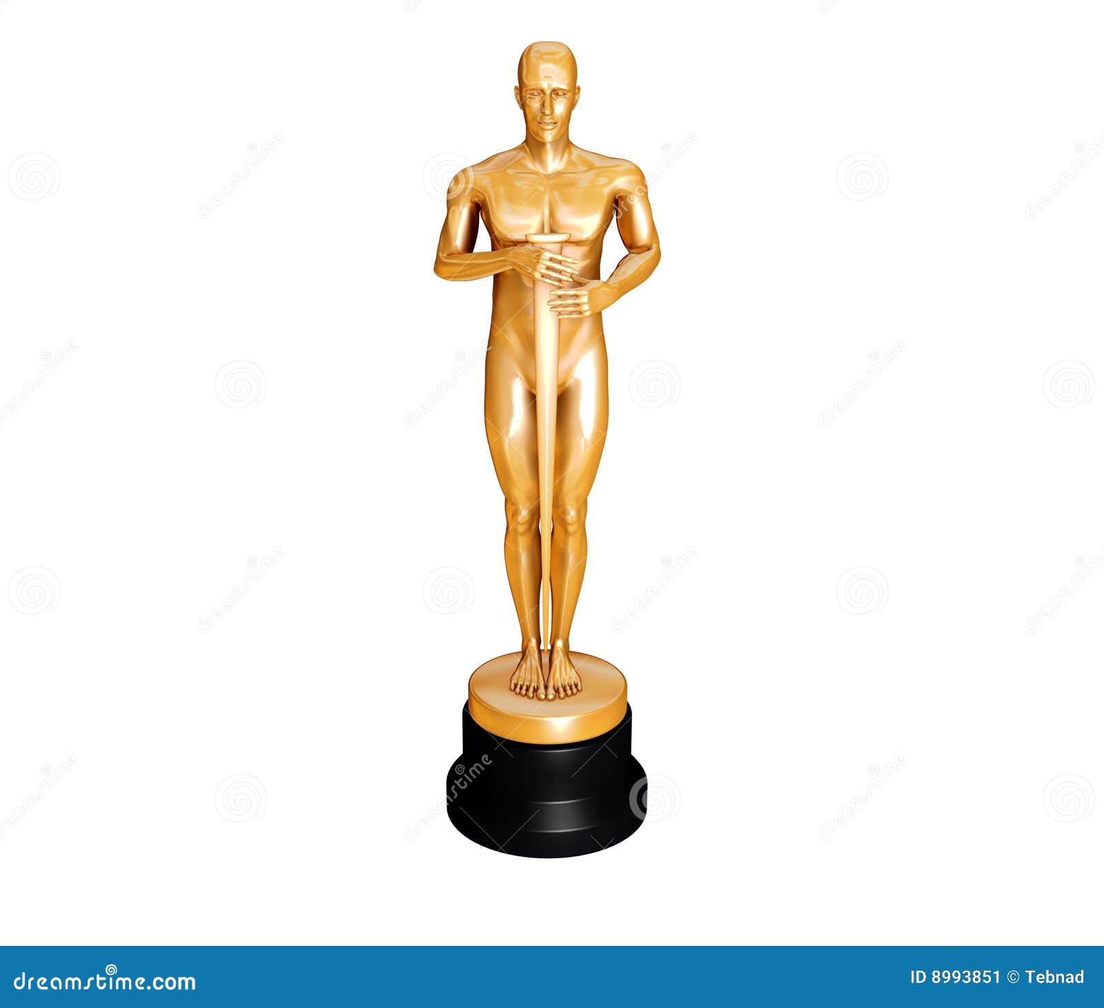 Academy Award Icon In Monochrome Style Isolated On White Background ...