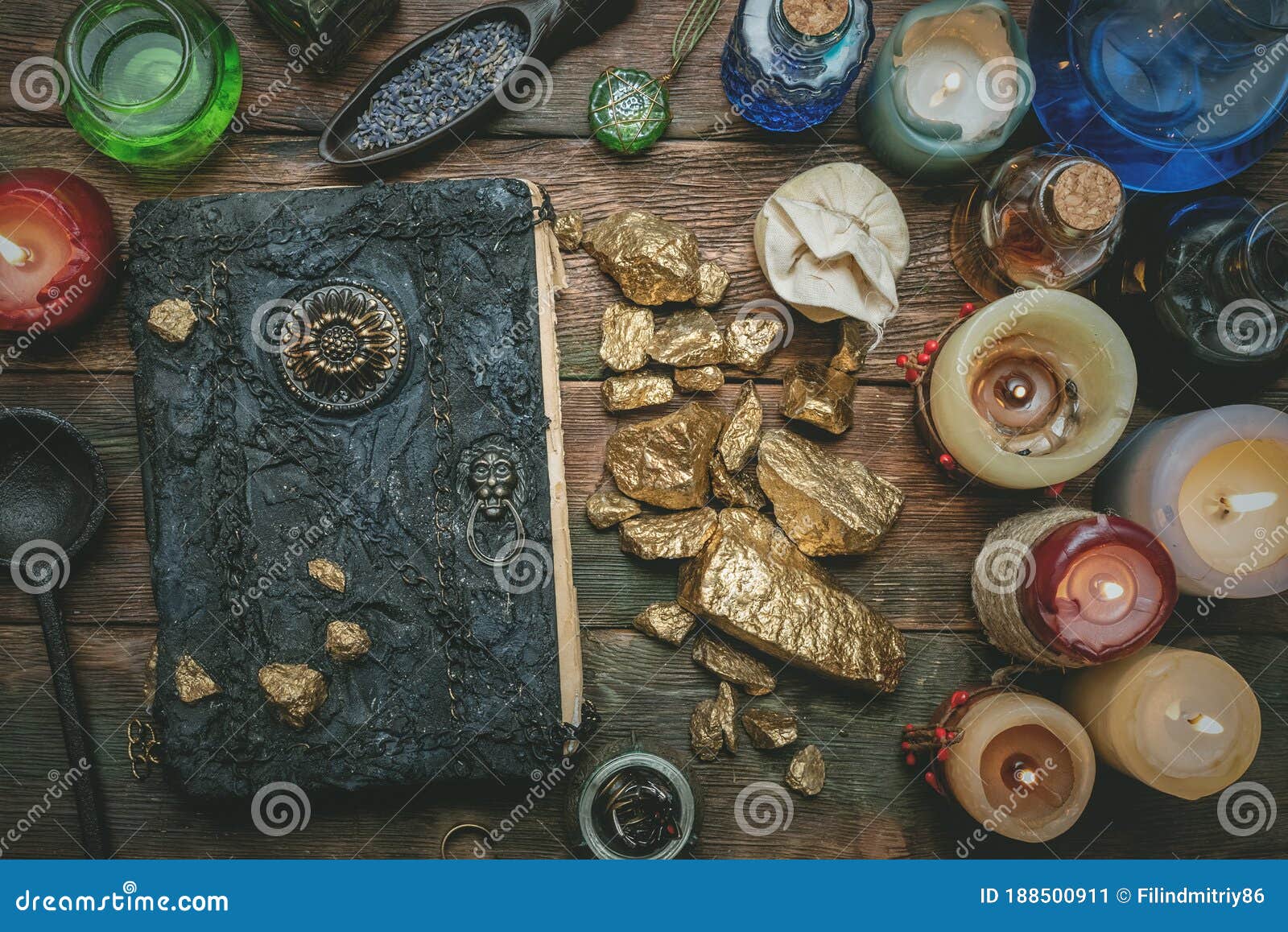Magic stock image. Image of potion, magician, gold, esoteric - 188500911