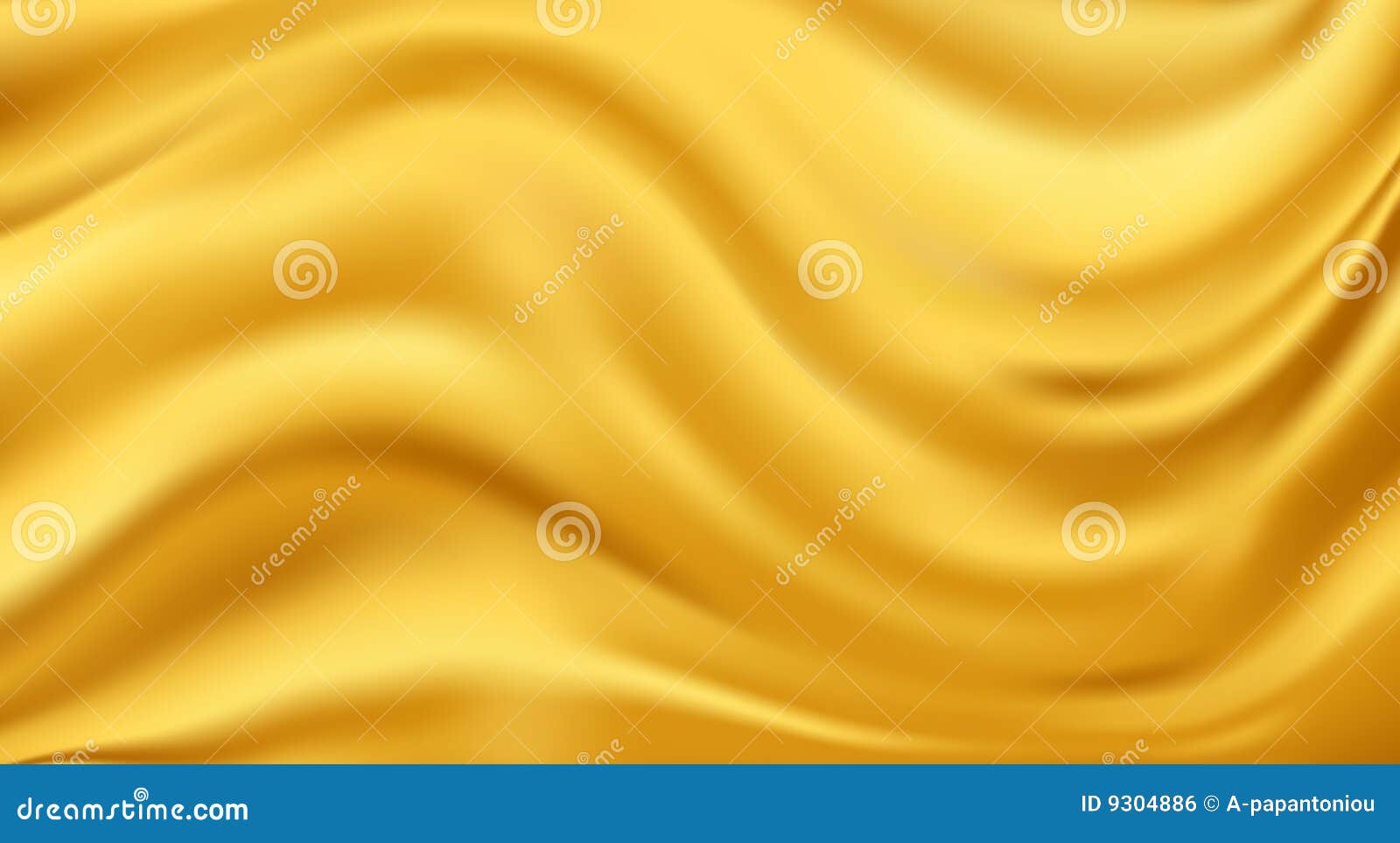 Golden Stream stock vector. Illustration of beauty, rippled - 9304886